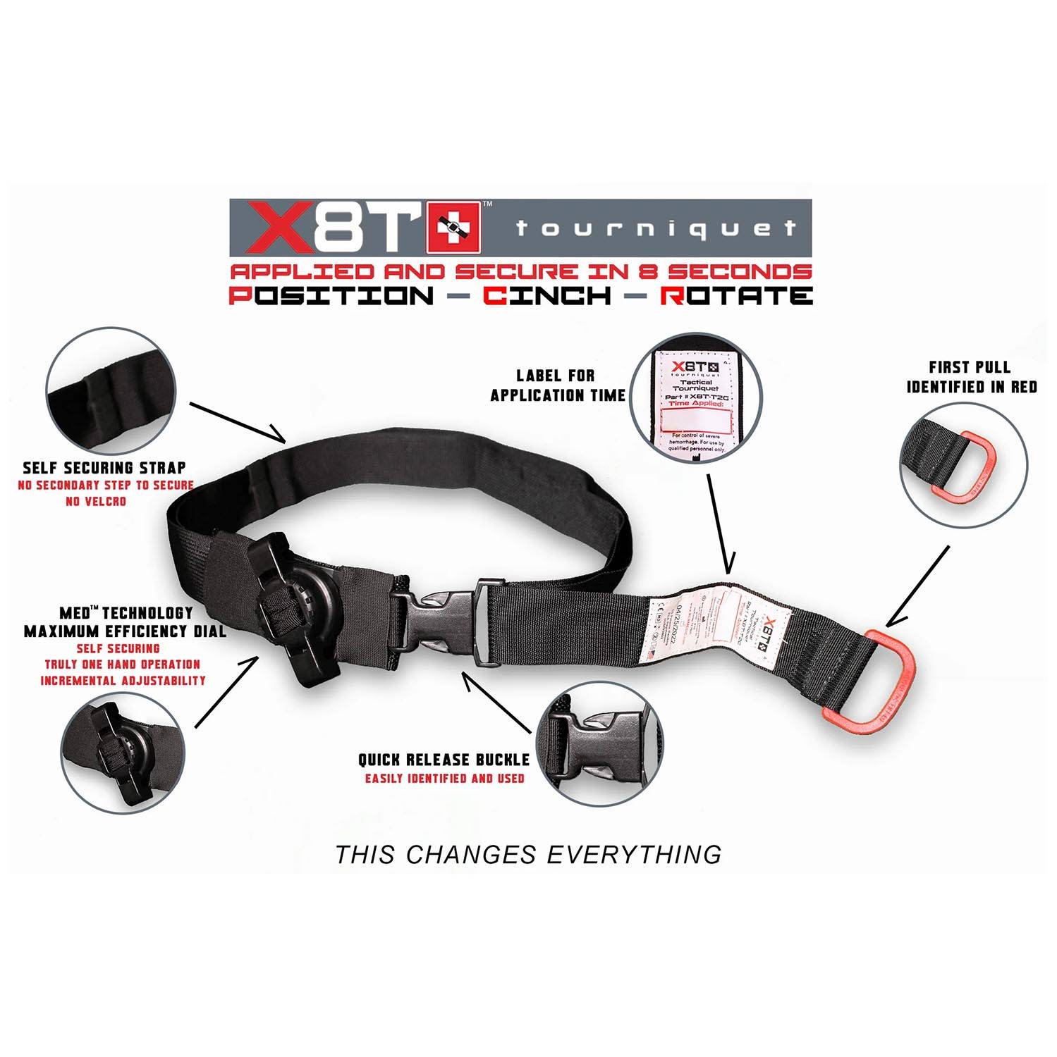 RCR Medical X8T Tourniquet | U.S. Patriot