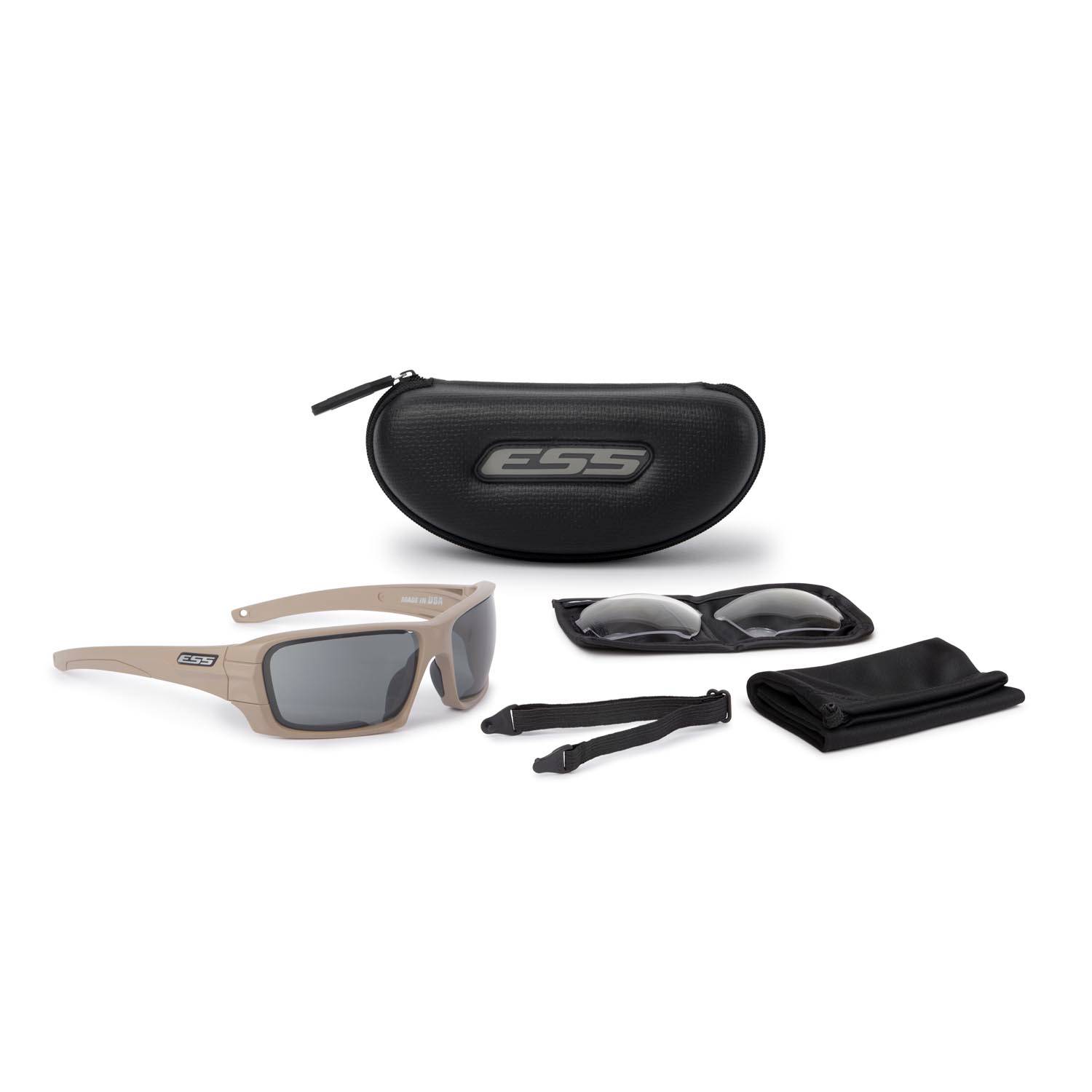 ESS Rollbar Terrain Tan Sunglasses with Interchangeable Lens