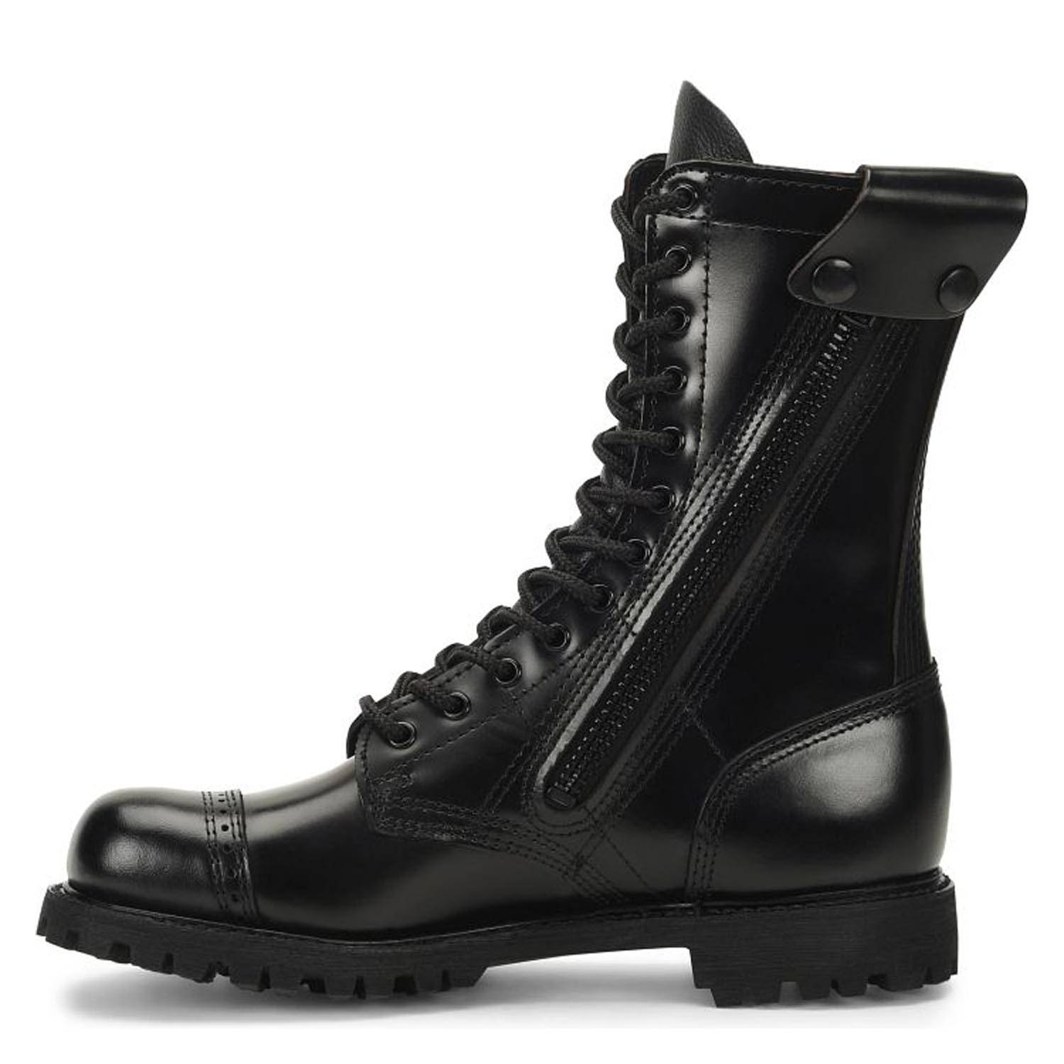 Corcoran Black Field Boots 10 Leather Side Zipper 985