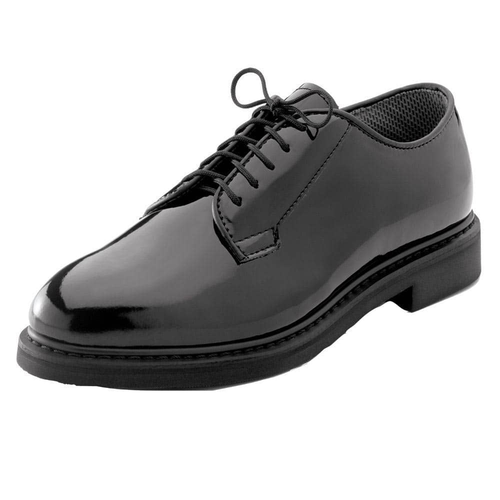Rothco Uniform Black Oxford High Gloss Dress Shoes 5055
