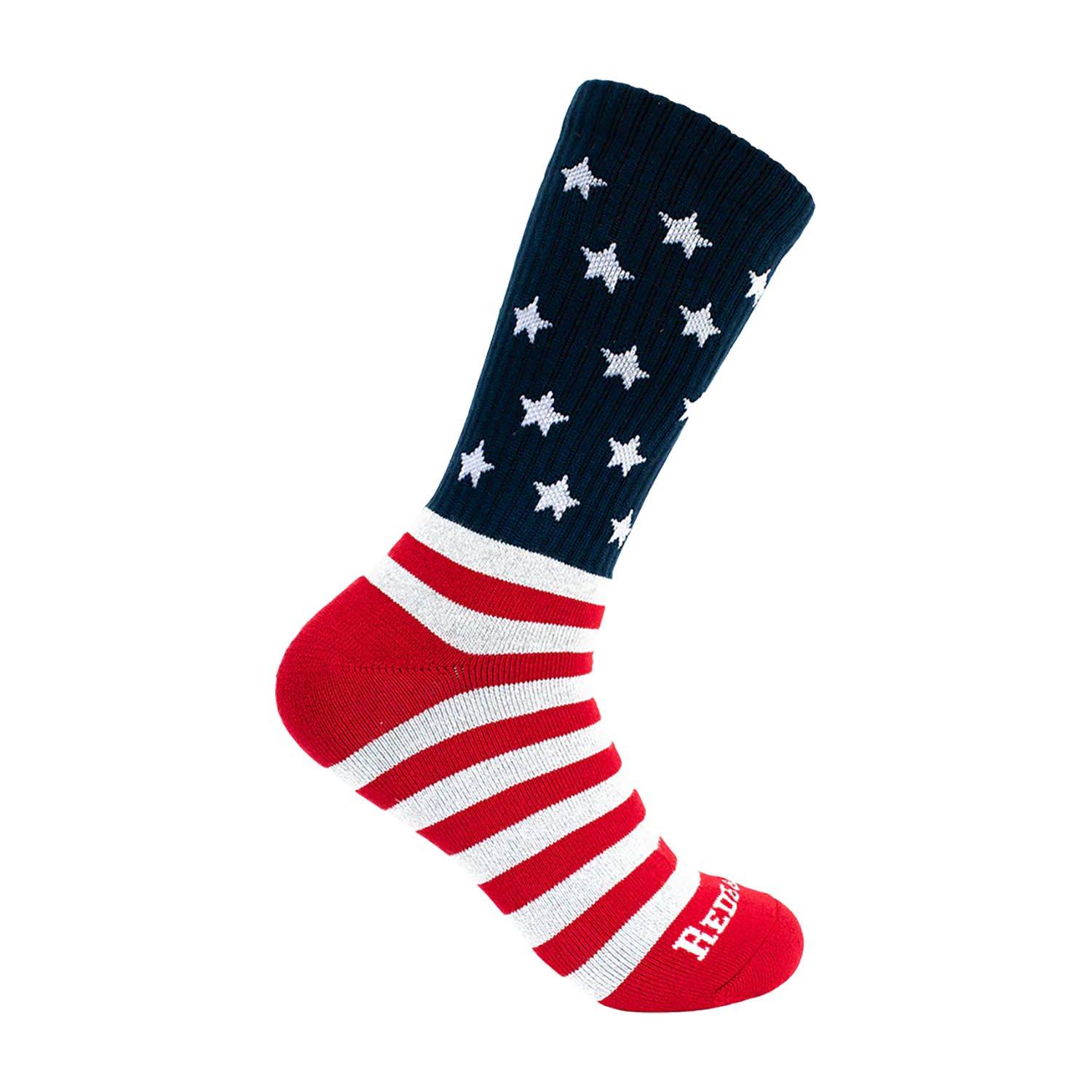 Redback Everyday Bamboo Crew Socks | U.S. Patriot