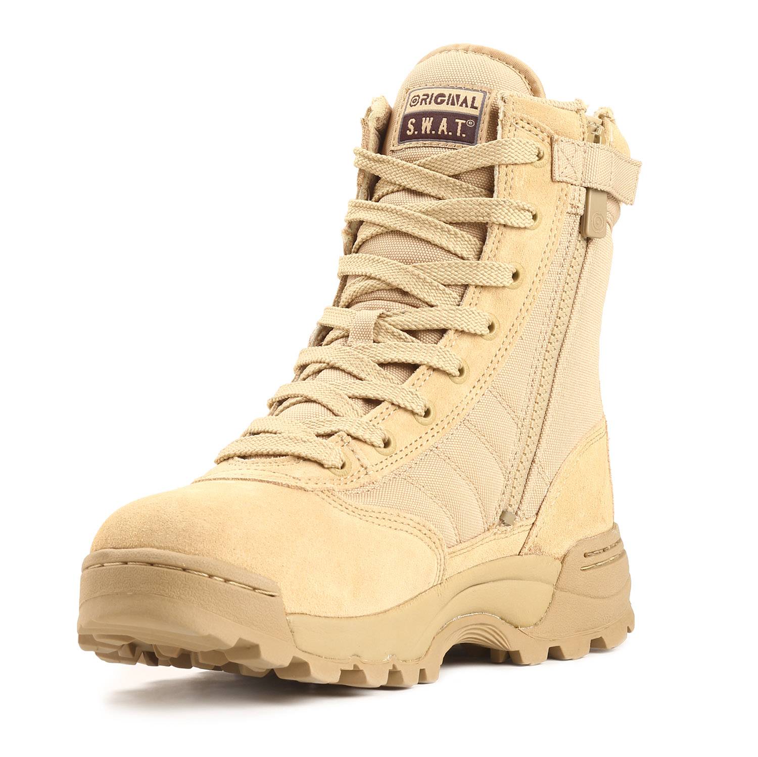 Original S.W.A.T. Classic 9" Side Zip Boot (Tan)
