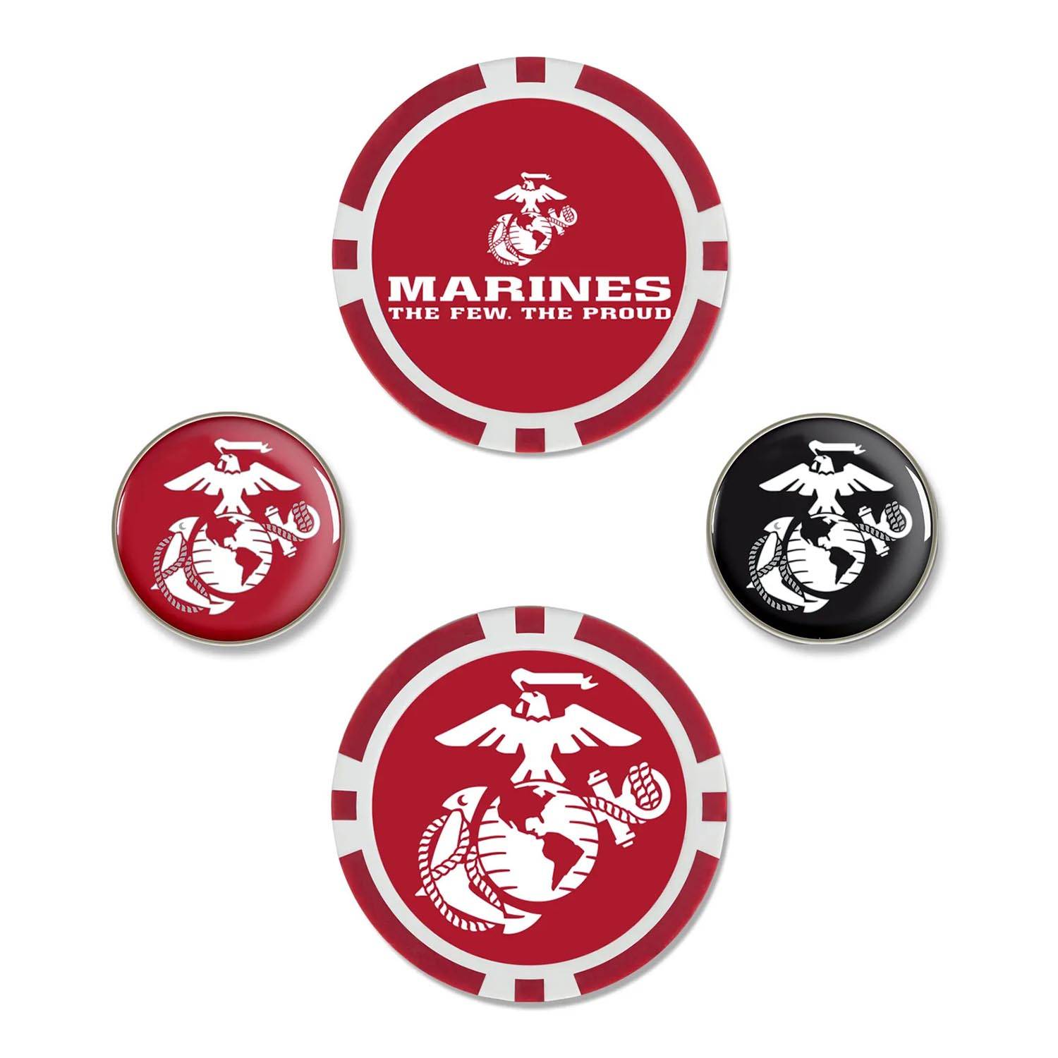 U.S. Military Golf Ball Markers, set of 4 | U.S. Patriot