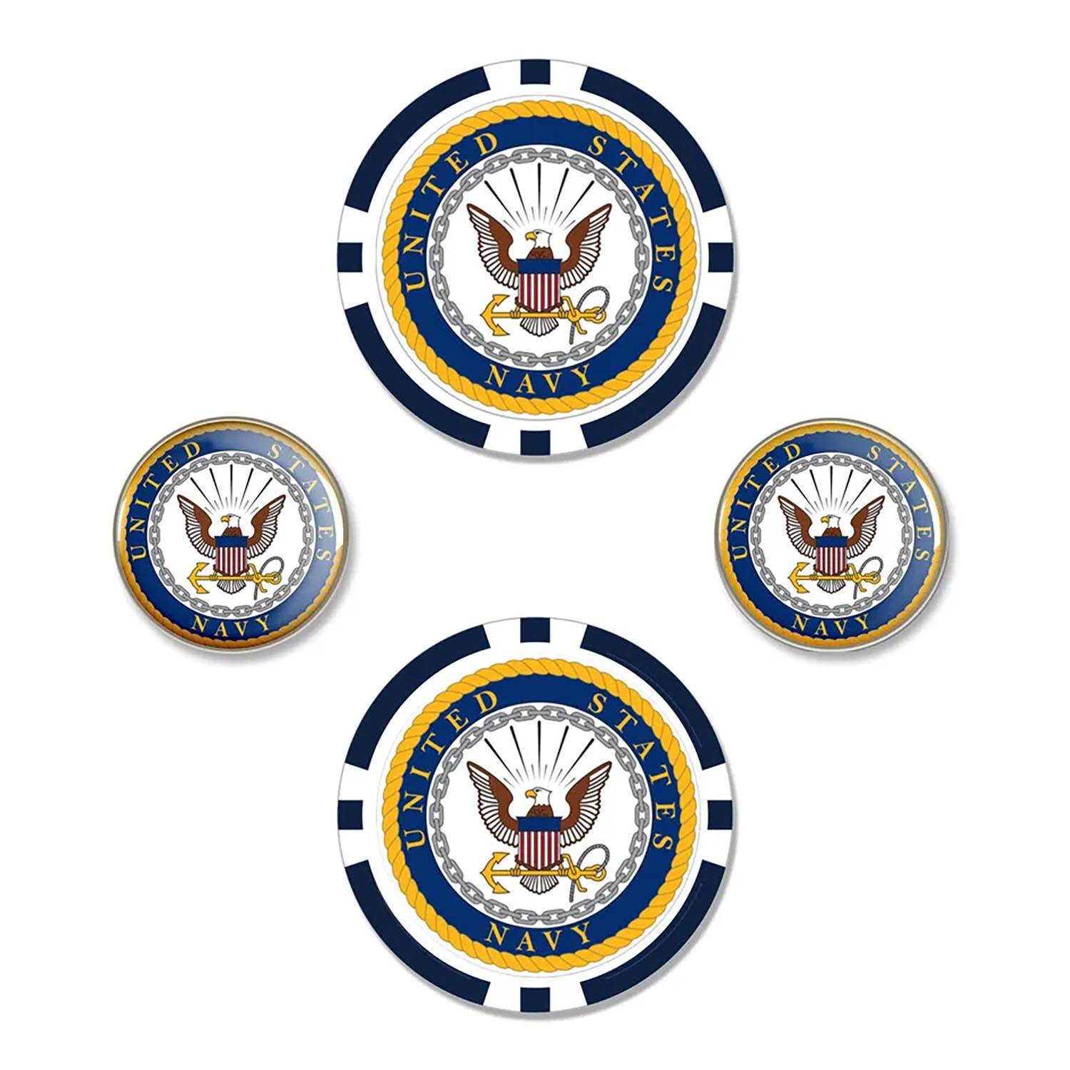 U.S. Military Golf Ball Markers, set of 4 | U.S. Patriot