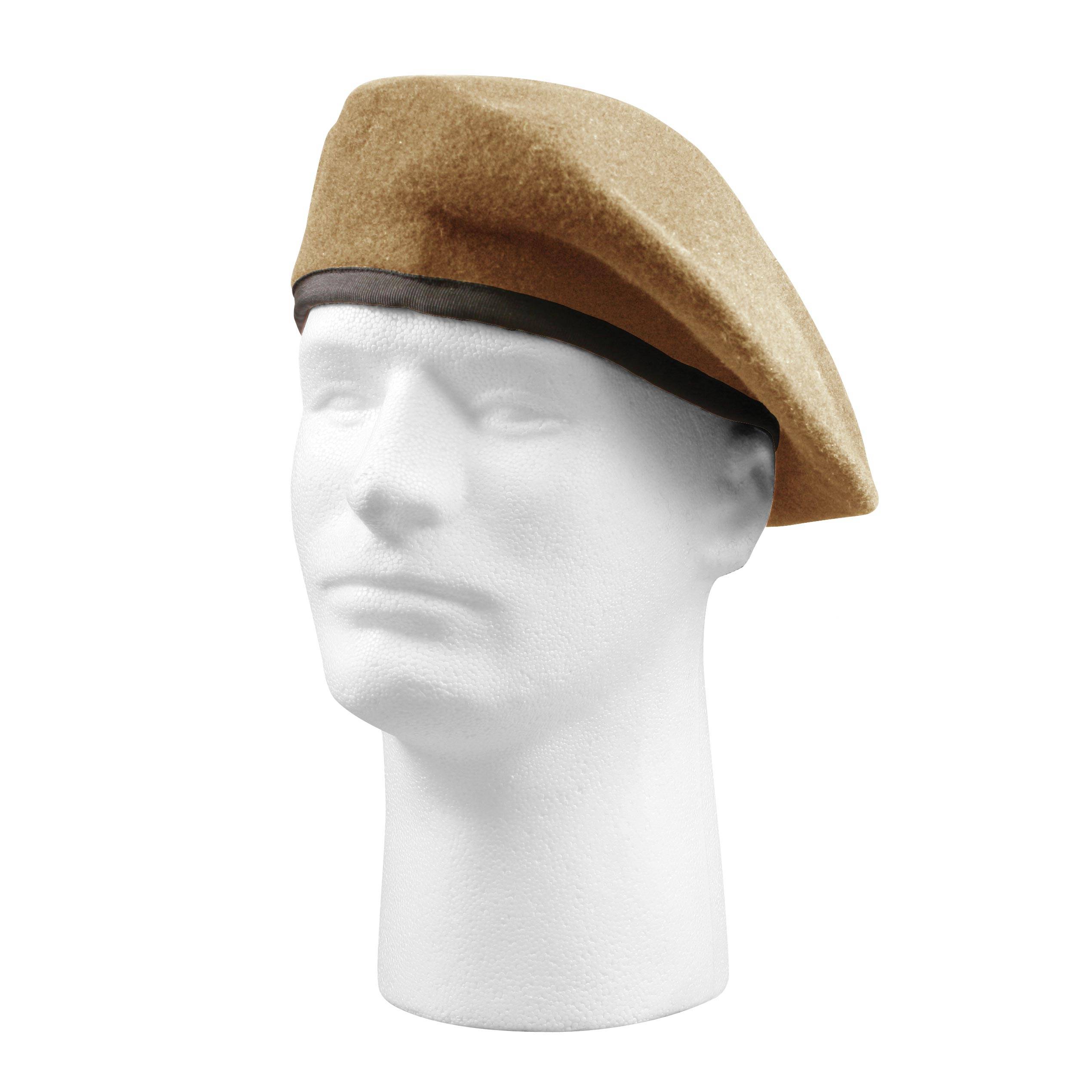 Black Beret Light Blue GI Type Inspection Ready Beret Boinas Tacticas
