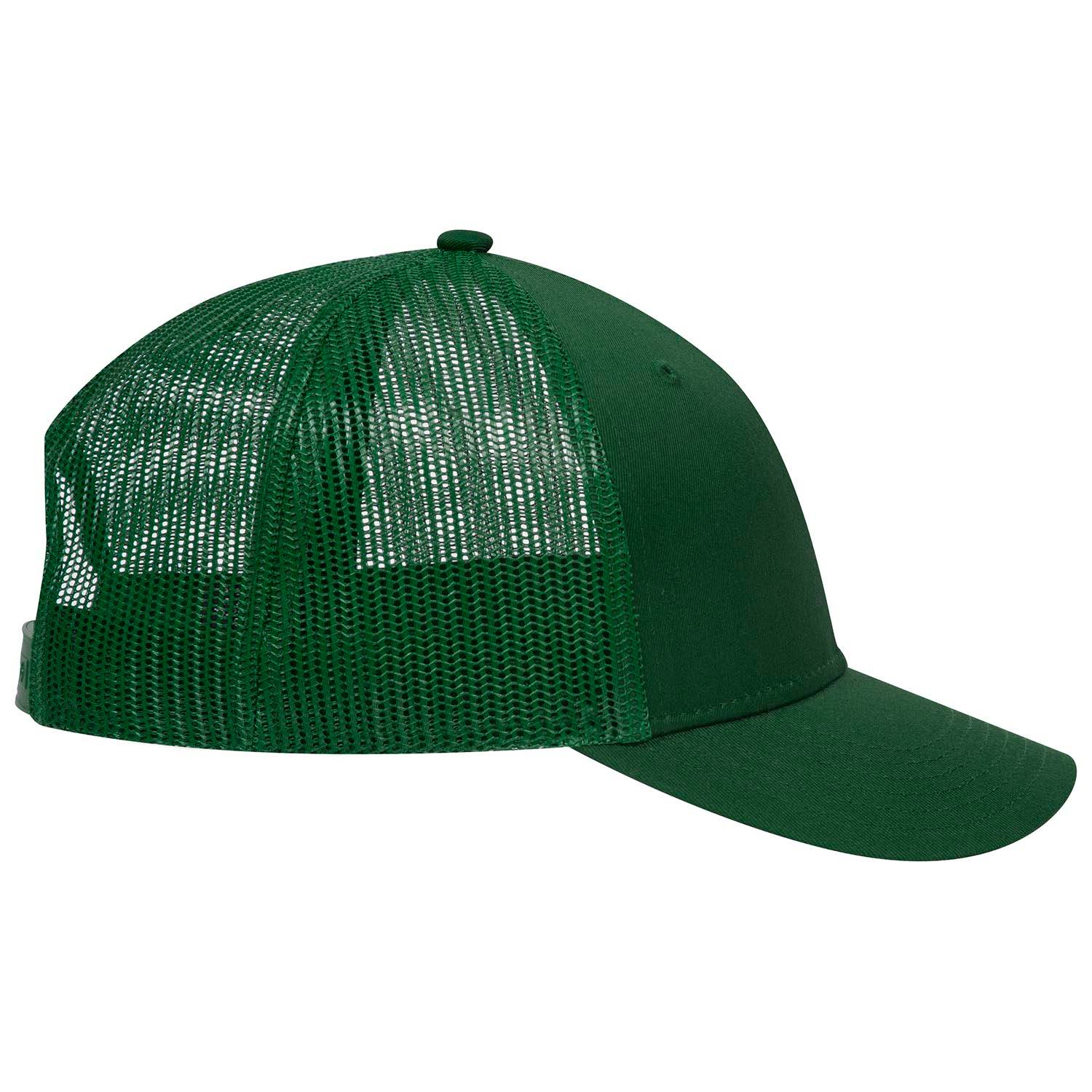 OTTO 6 Panel Low Profile Mesh Back Trucker Hat | US Patriot