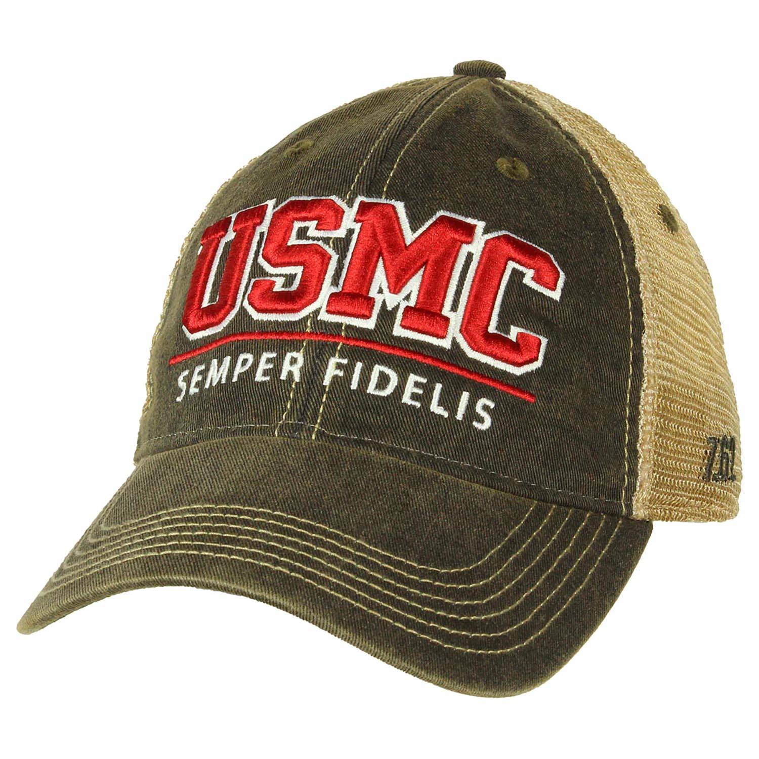7.62 Design USMC 'Semper Fidelis' Vintage Hat | U.S. Patriot