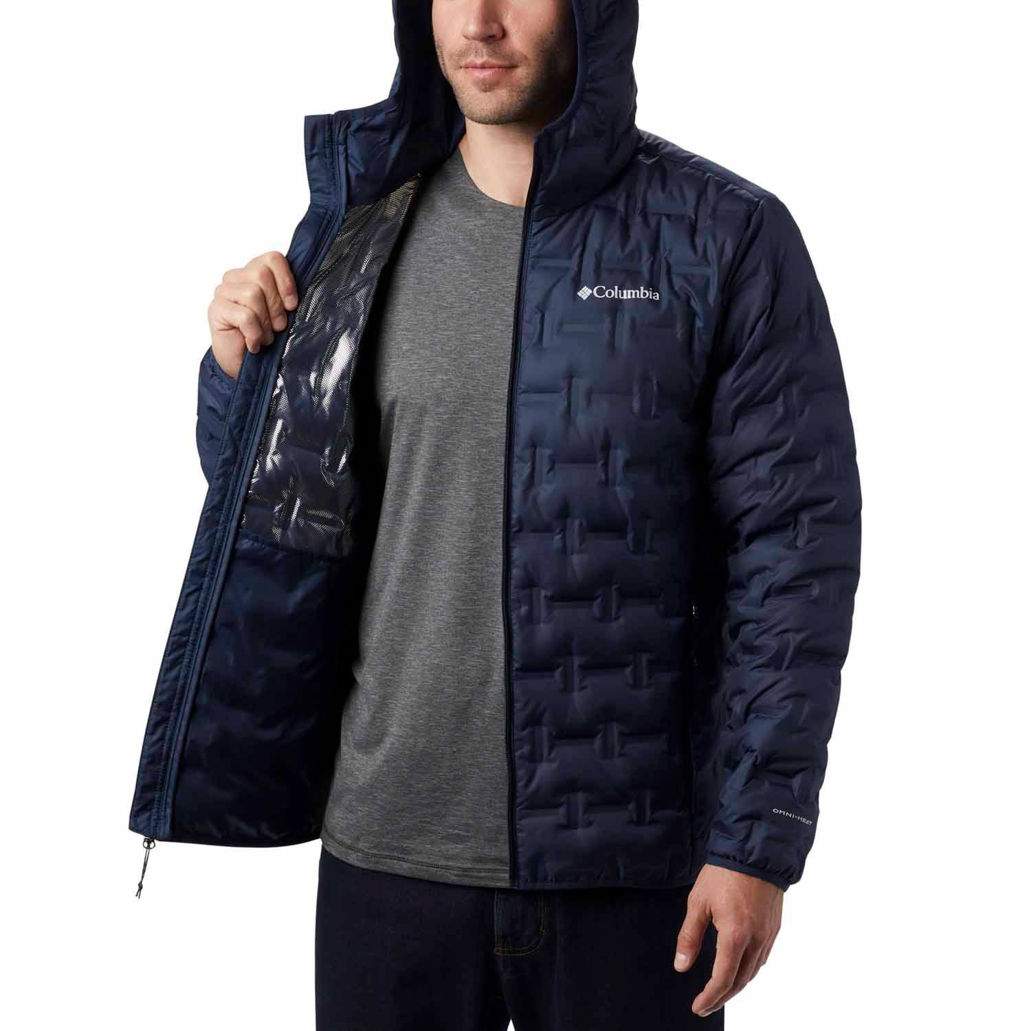 Columbia Men's Delta Ridge Down Hooded Jacket | U.S. Patriot