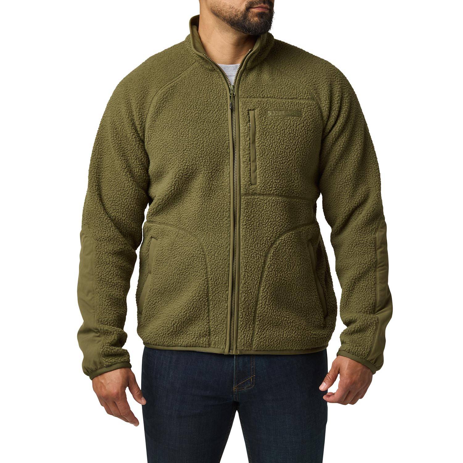 5.11 Tactical Men's HQ Tech Fleece Jacket | U.S. Patriot