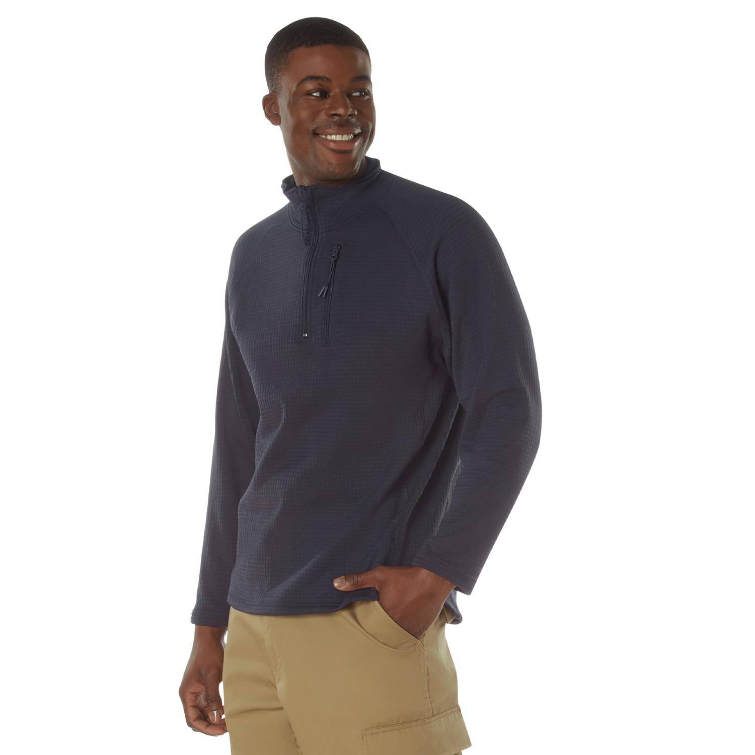 Rothco Grid Fleece Pullover | U.S. Patriot
