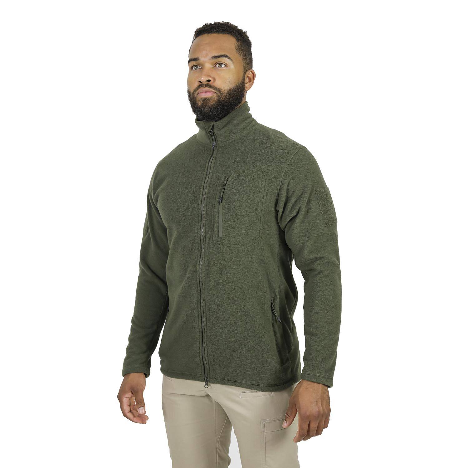 Mission Made Men's Full Zip Fleece Jacket | U.S. Patriot