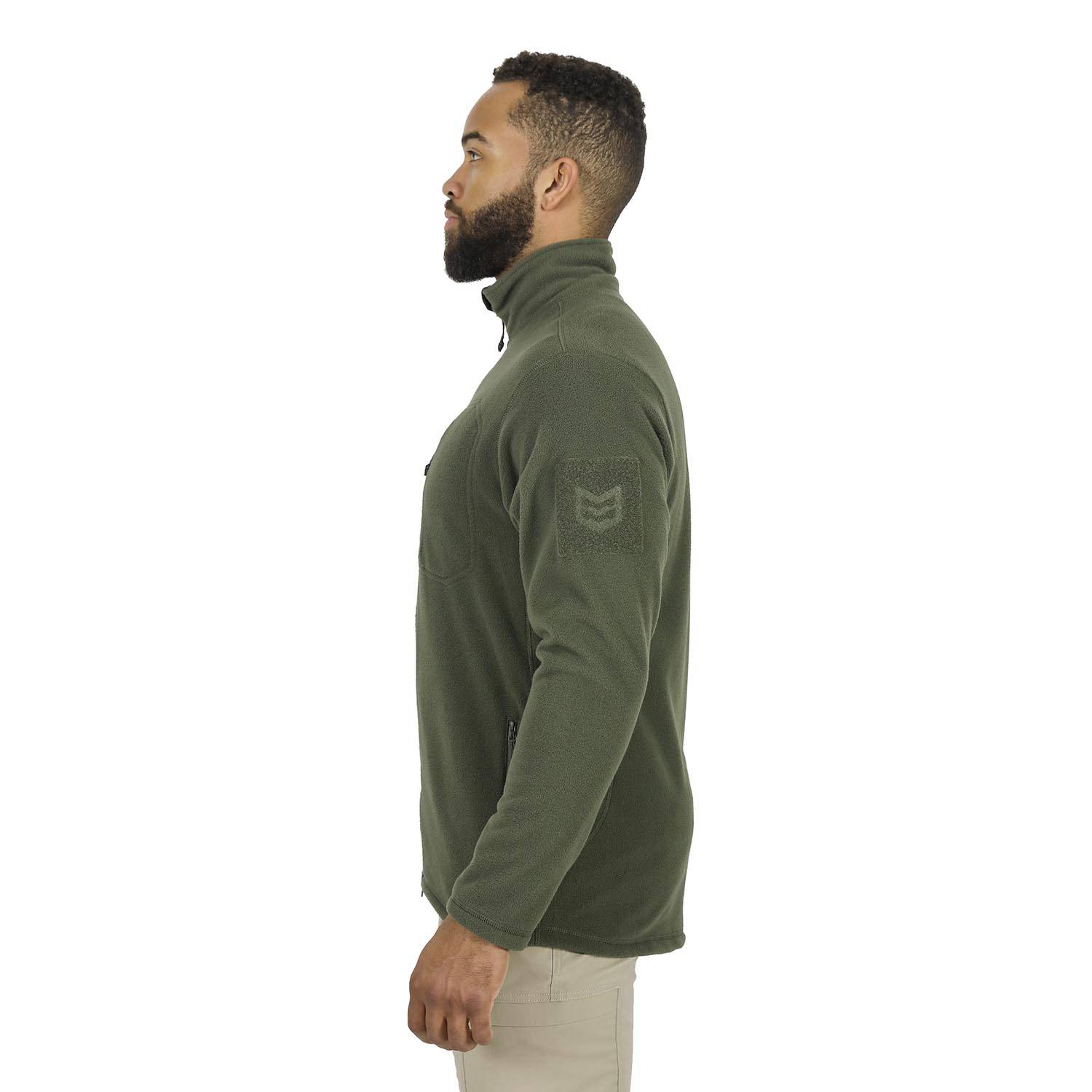 Mission Made Men's Full Zip Fleece Jacket | U.S. Patriot