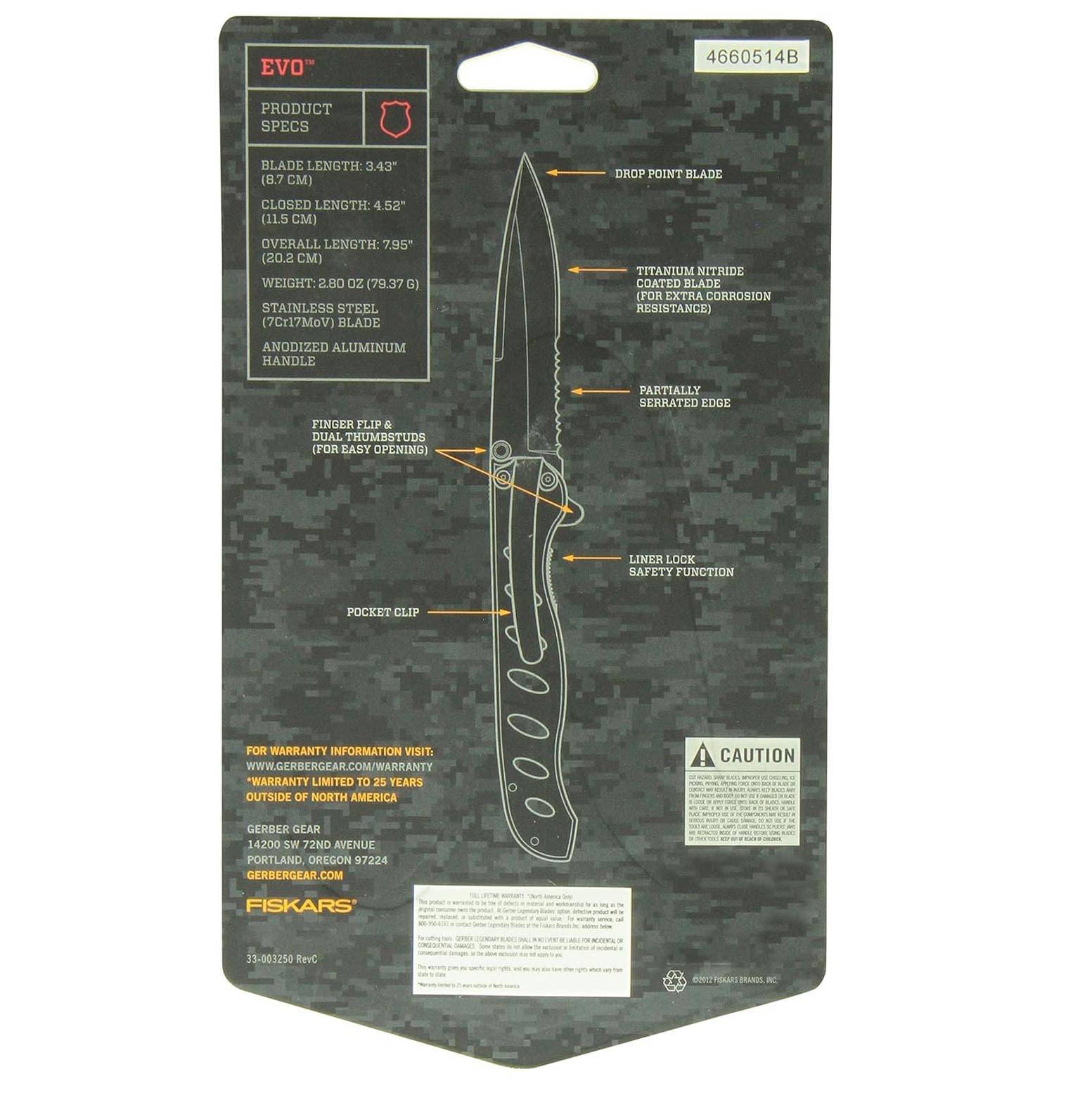 Gerber EVO Serrated Knife | U.S. Patriot