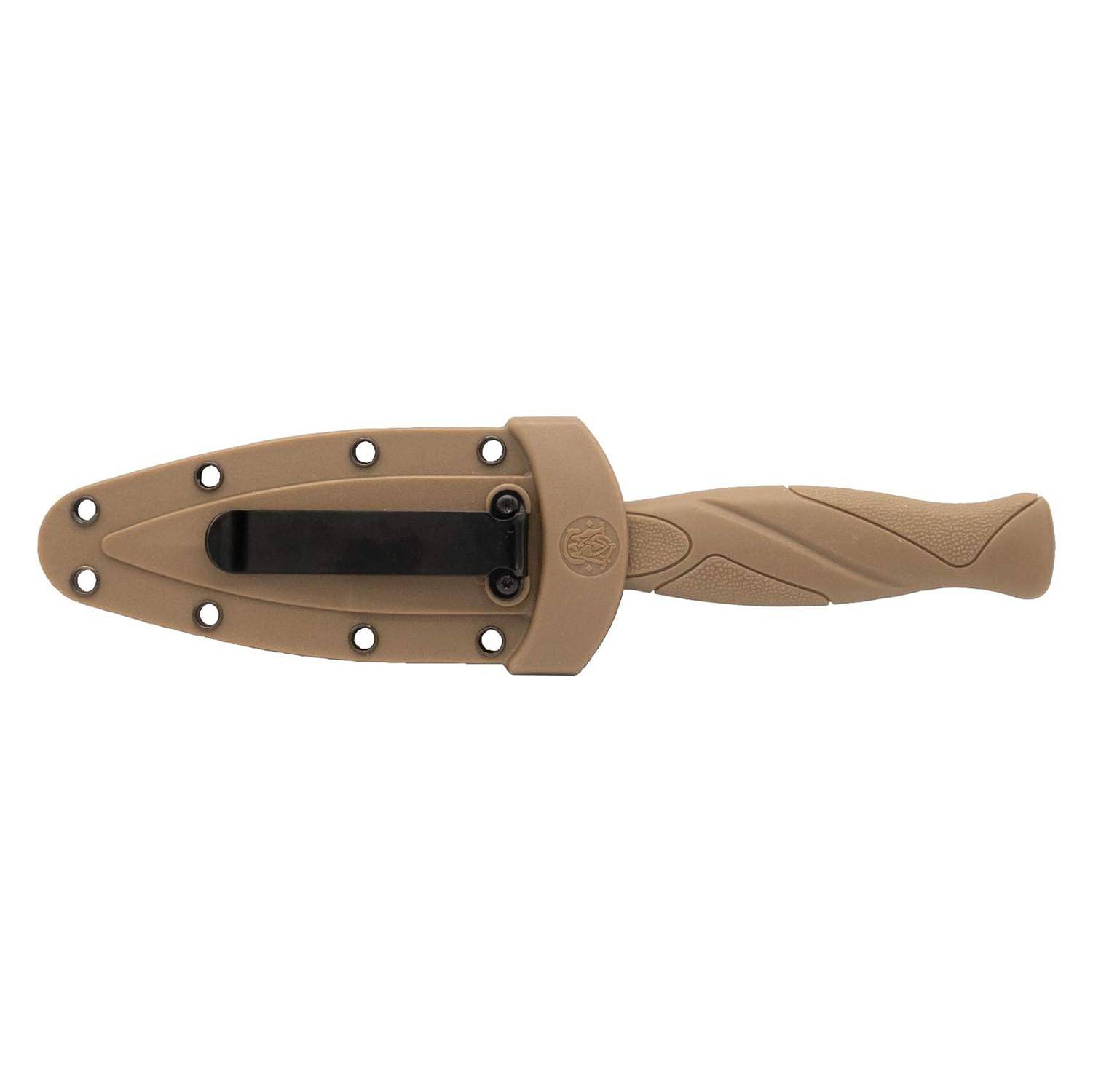 Smith & Wesson FDE Spear Point Boot Knife | U.S. Patriot