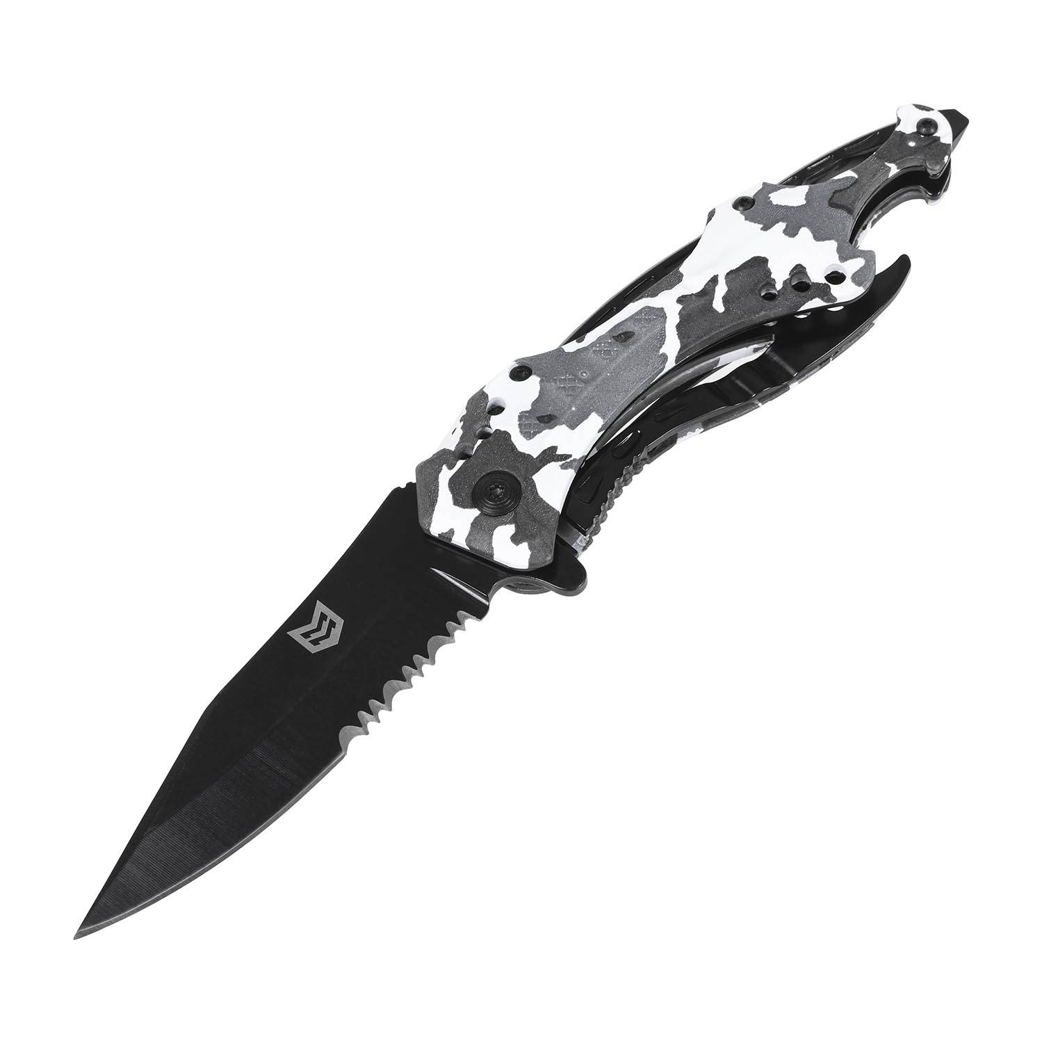 Mission Made Raptor Knife Winter Camo Black | U.S. Patriot