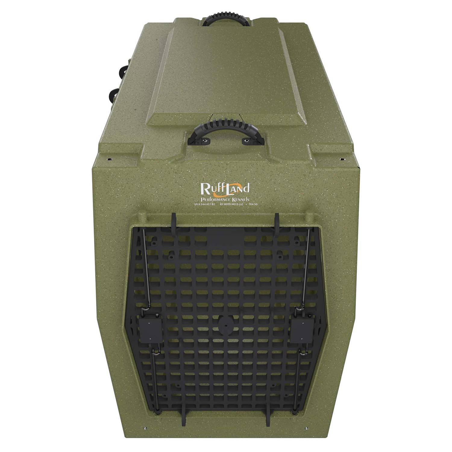 Ruff Land Kennels X-Large Kennel, Double Door, Front and Lef