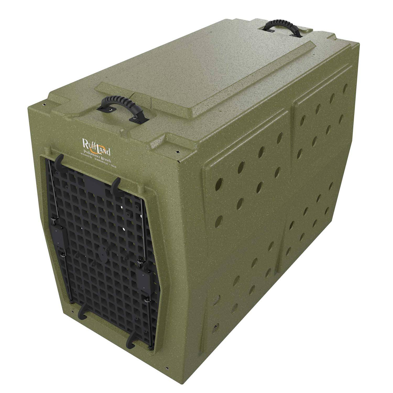 Ruff Land Kennels X-Large Kennel, Double Door, Front and Lef