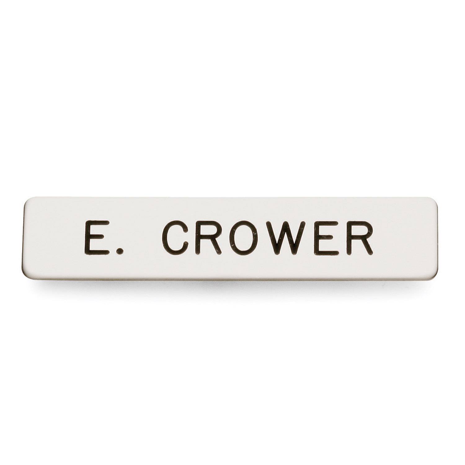 Galls Standard Brass Nameplate 1 Line | Galls