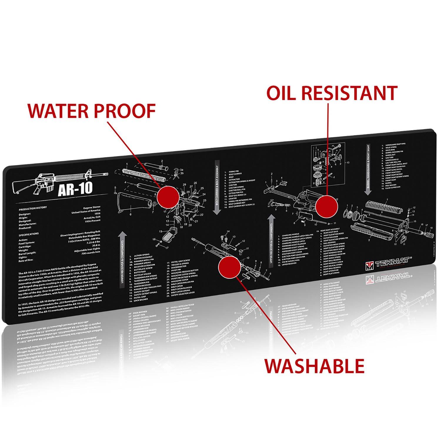 TekMat AR10 Rifle Cleaning Mat 36" | U.S. Patriot