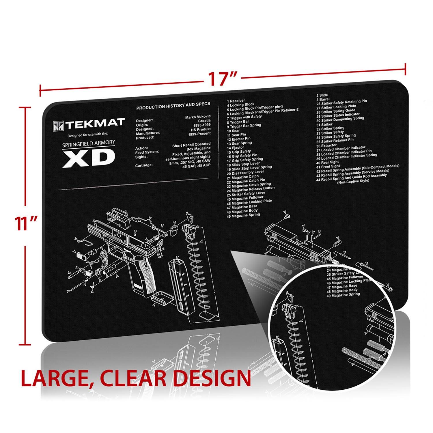 TekMat Springfield Armory XD Cleaning Mat | U.S. Patriot