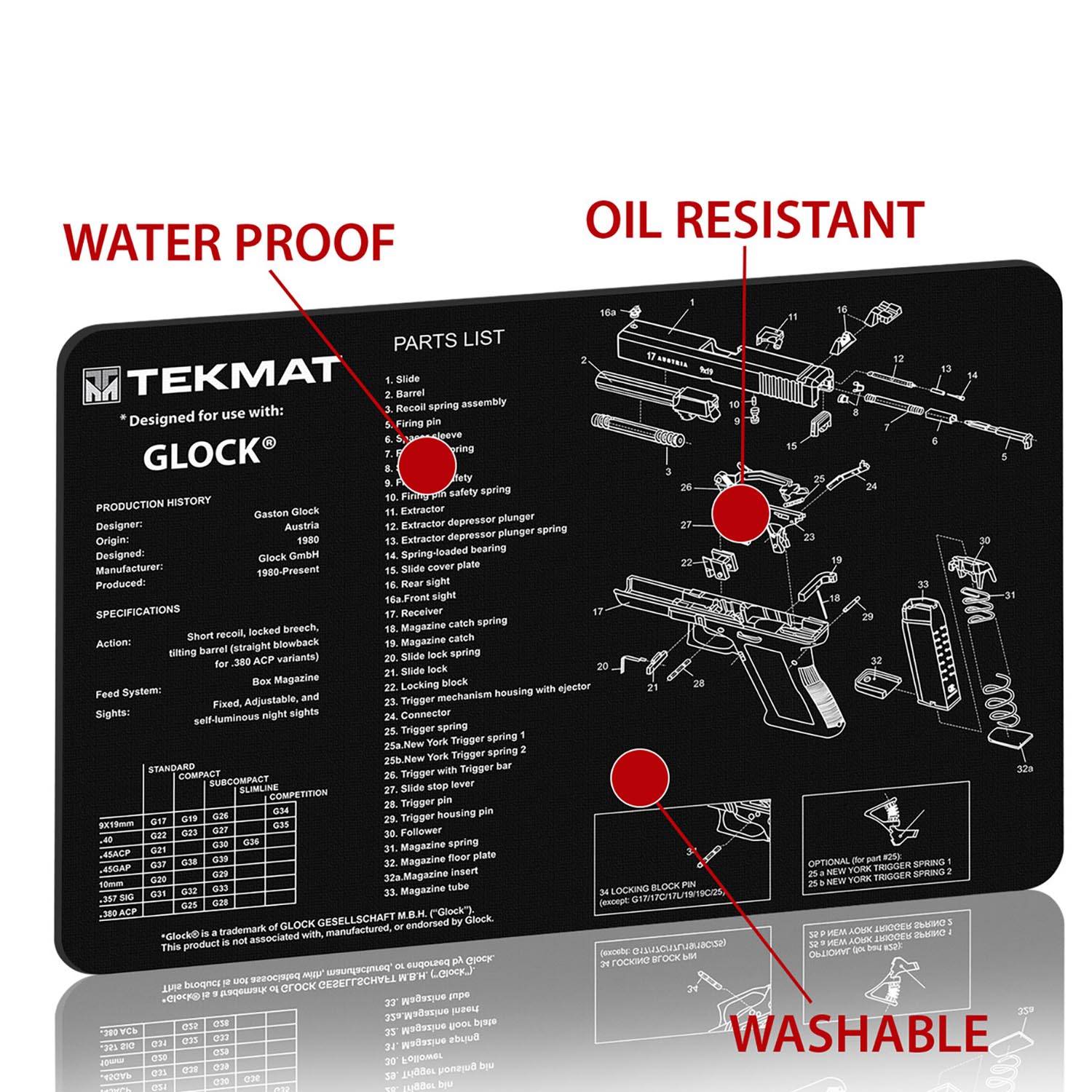 TekMat Glock Cleaning Mat | U.S. Patriot