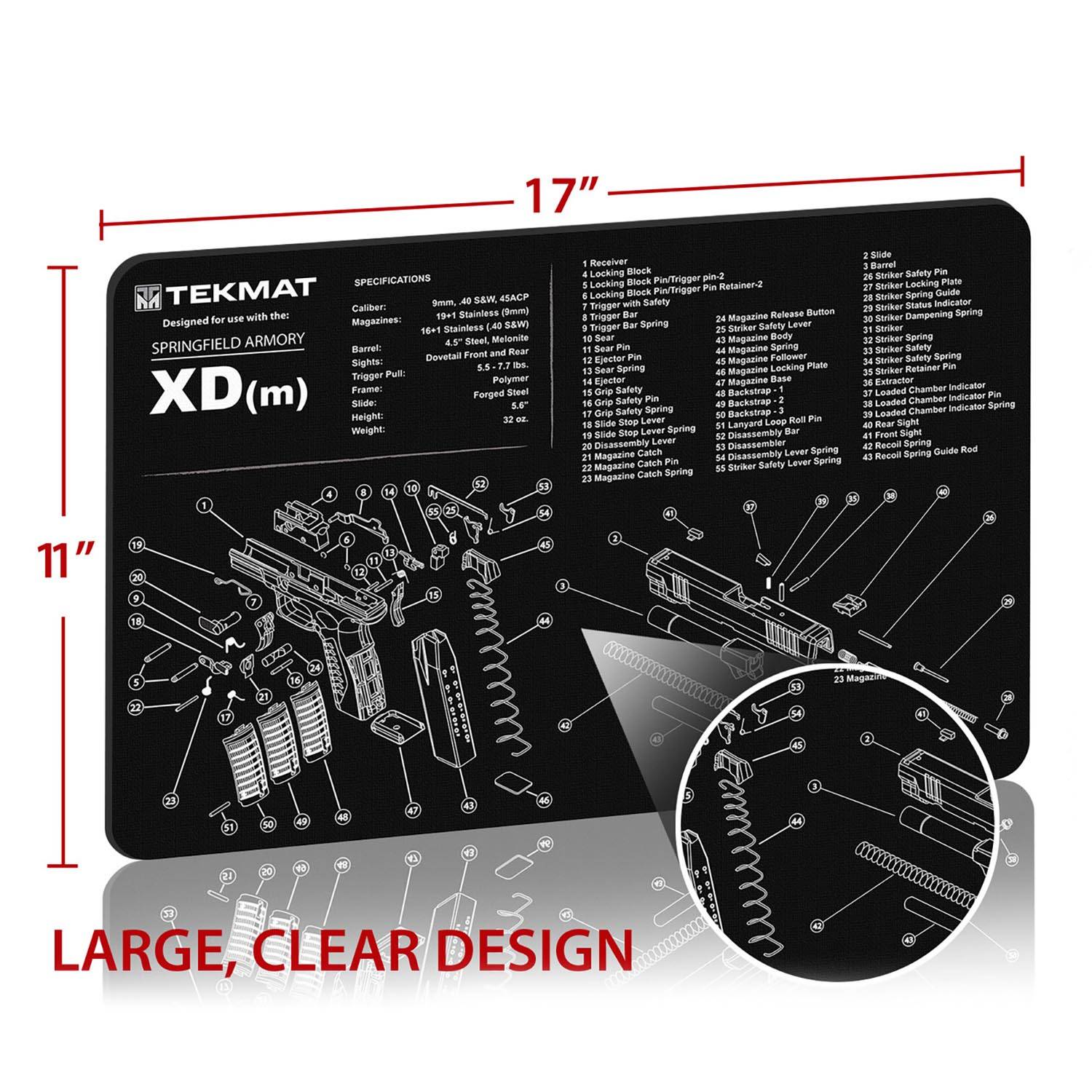 Springfield Armory XD(m) Gun Cleaning Mat | U.S. Patriot