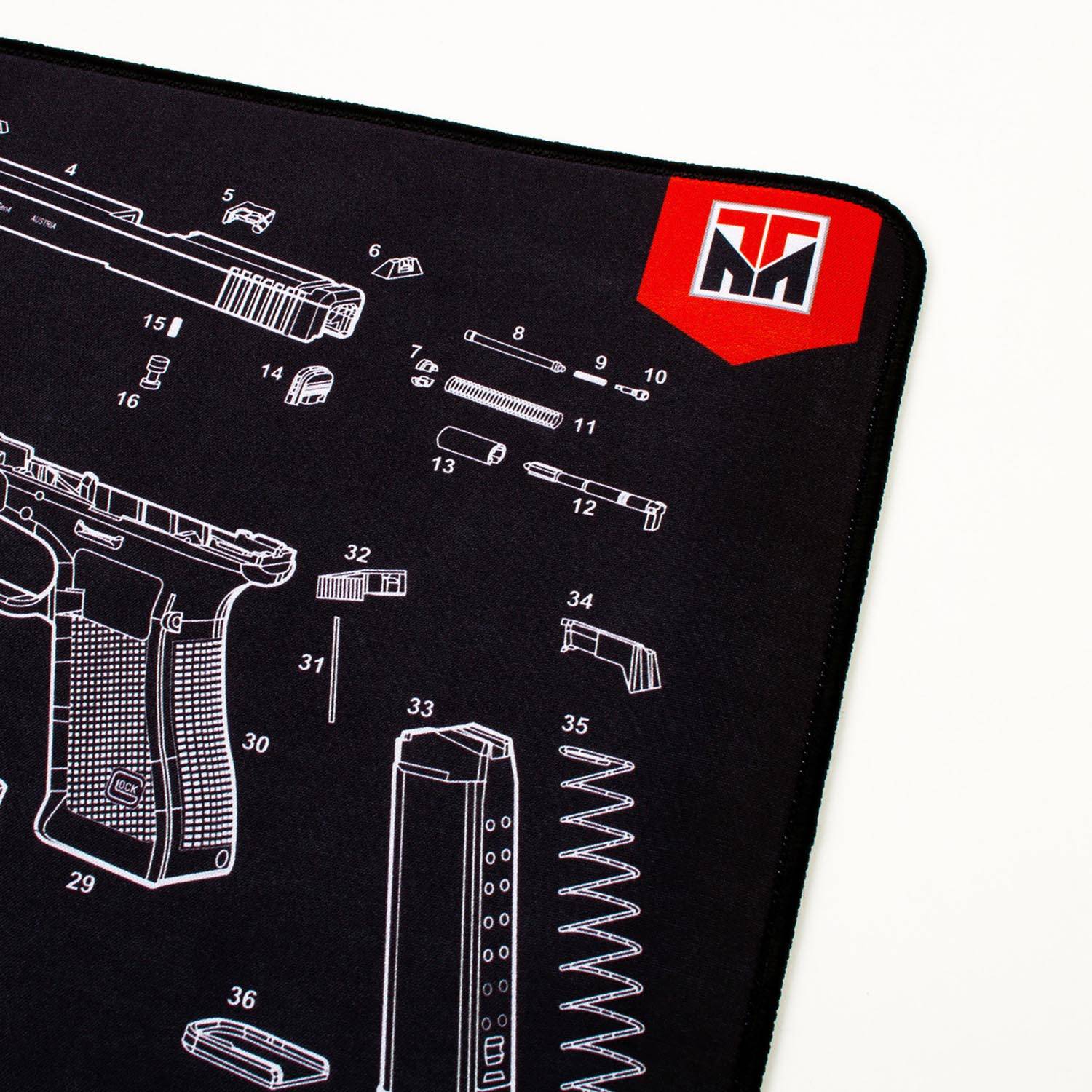 Tekmat Ultra Glock G4 Gun Cleaning Mat 20" | U.S. Patri