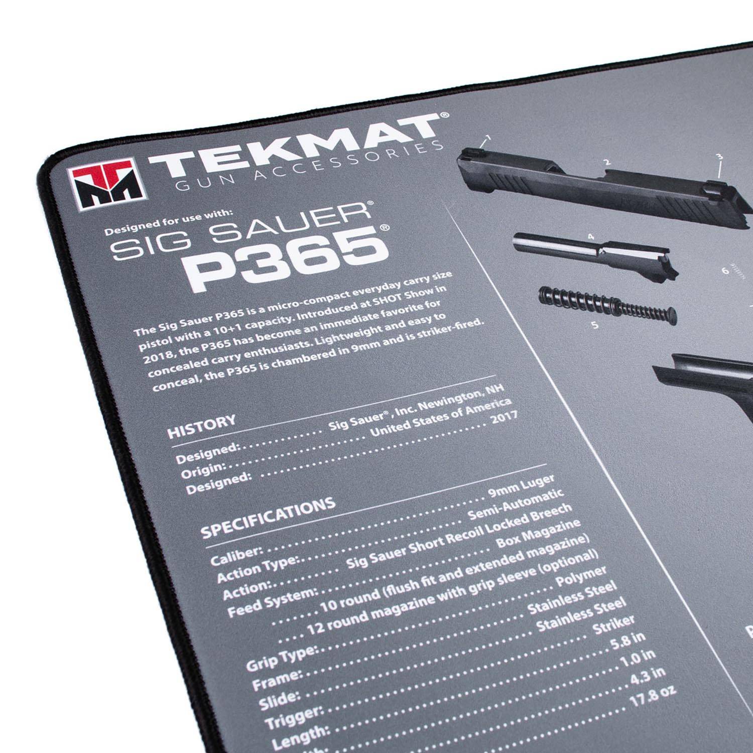 TekMat Sig Sauer P365 Ultra Premium Mat 20" | U.S. Patriot