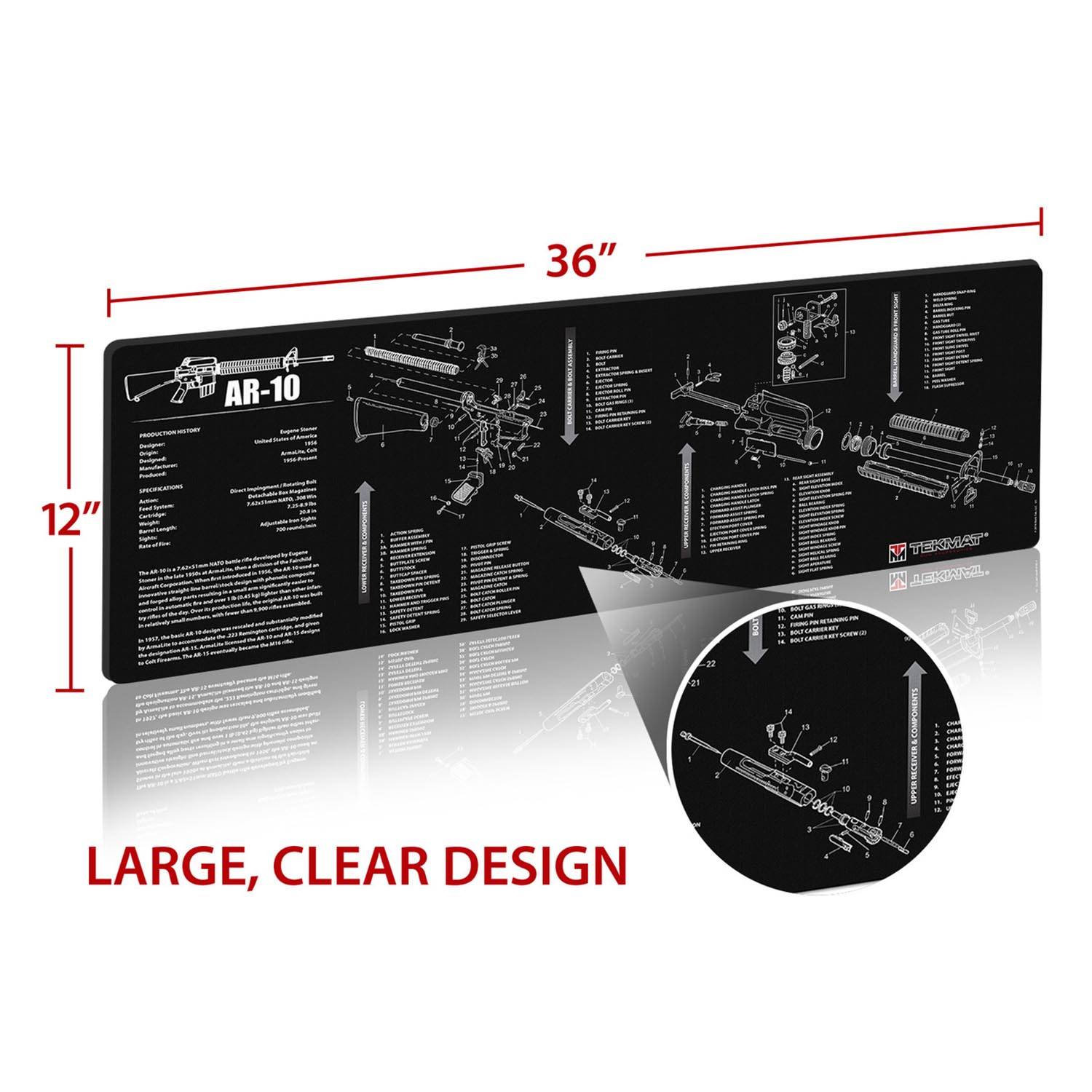 Tekmat AR10 Rifle Cleaning Mat | US Patriot