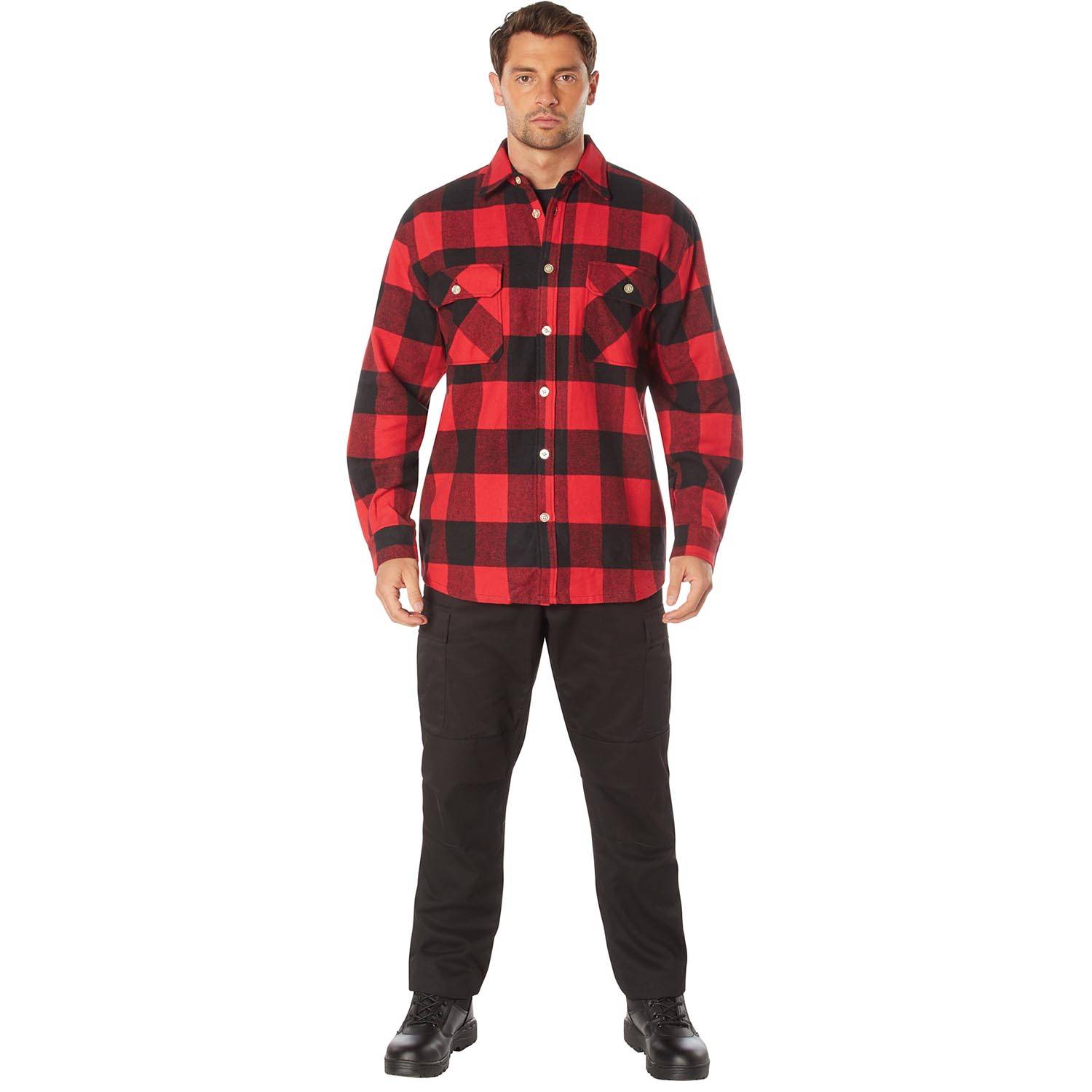 Rothco Buffalo Plaid Flannel Shirt | U.S. Patriot