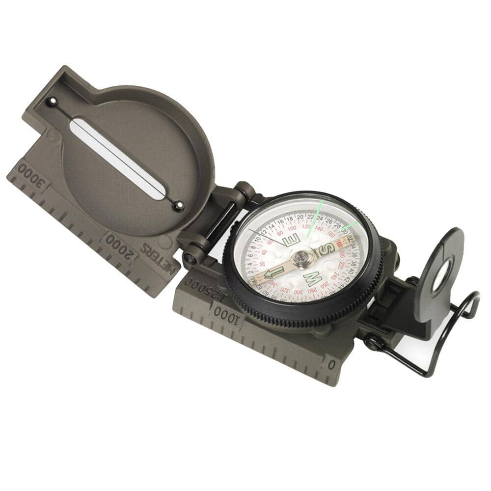 NDuR Lensatic Compass with Metal Case