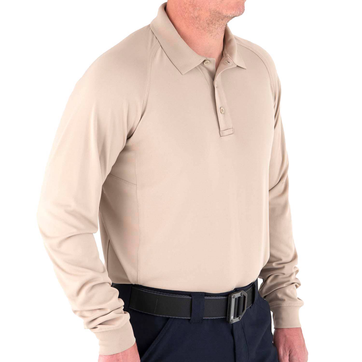 First Tactical Men's Long Sleeve Performance Polo