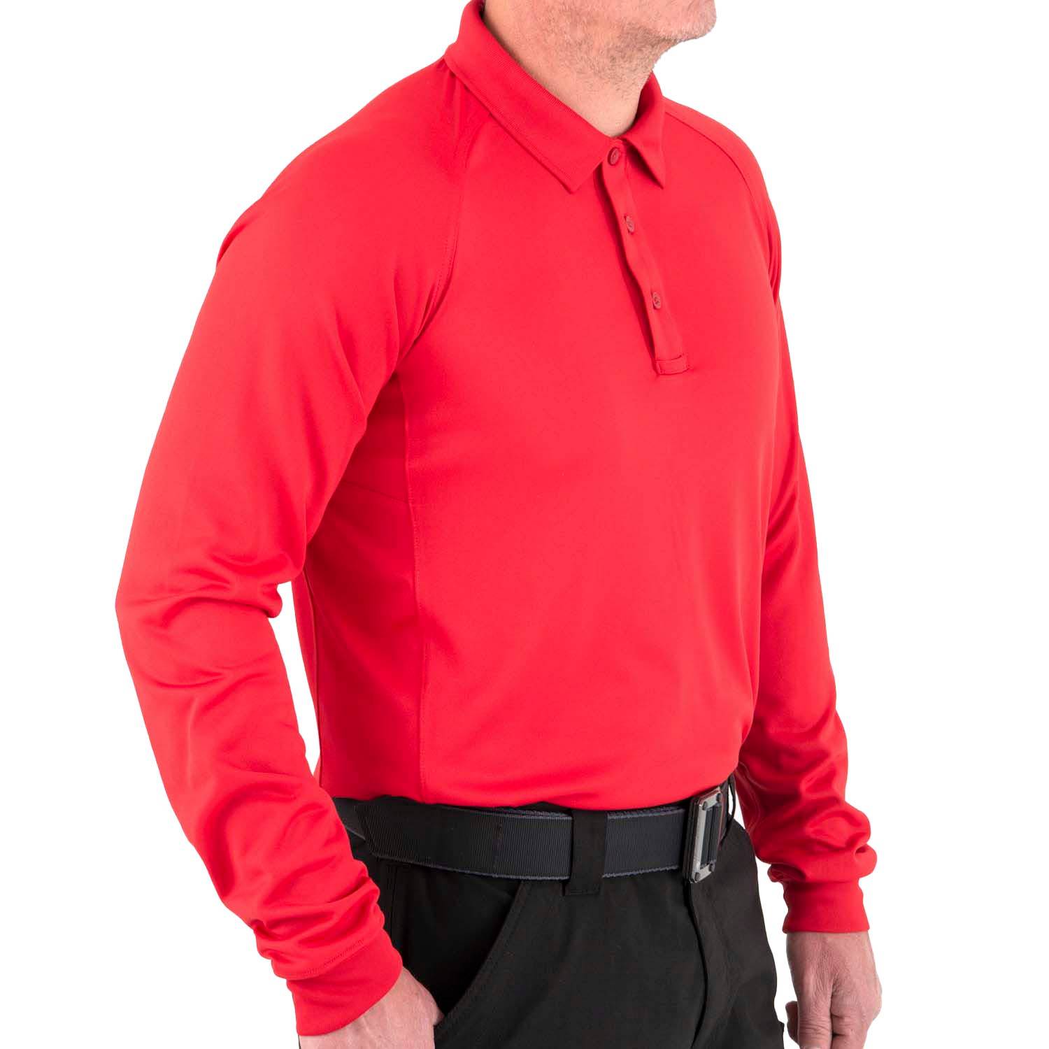 First Tactical Men's Long Sleeve Performance Polo