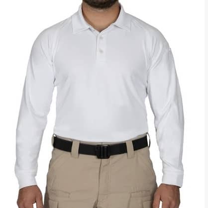 First Tactical Men's Long Sleeve Performance Polo