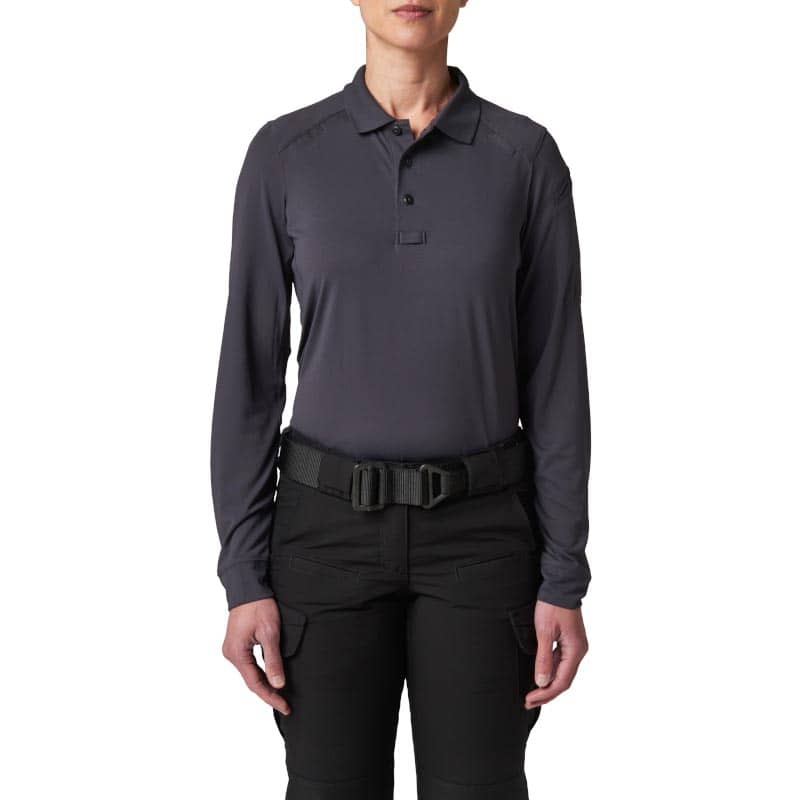 5.11 Women's Helios Long Sleeve Polo Shirt | U.S. Patriot