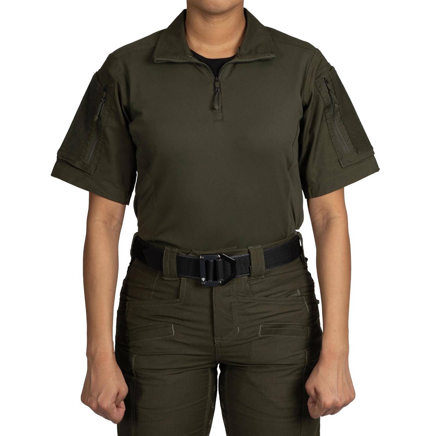 First Tactical Women's Defender SS Shirt | U.S. Patriot
