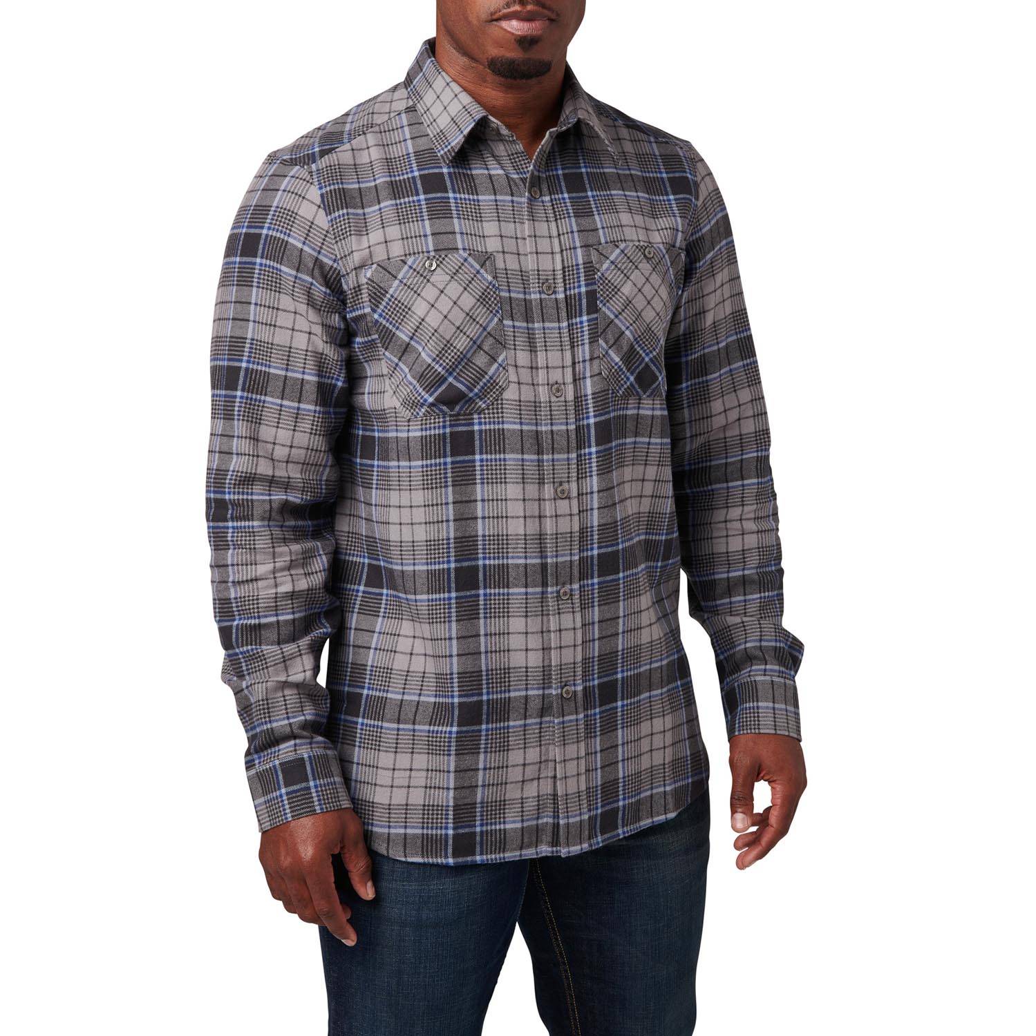 5.11 Men's Silverwood Midweight Plaid Flannel | U.S Patriot