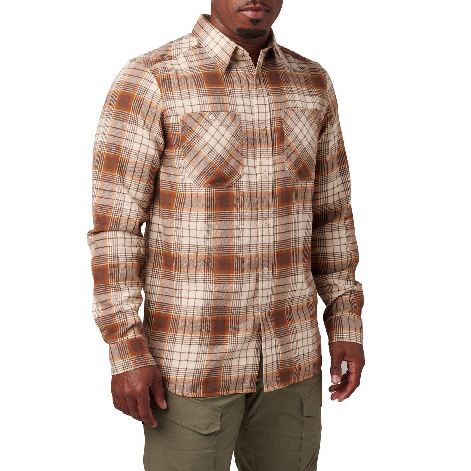 5.11 Men's Silverwood Midweight Plaid Flannel | U.S Patriot