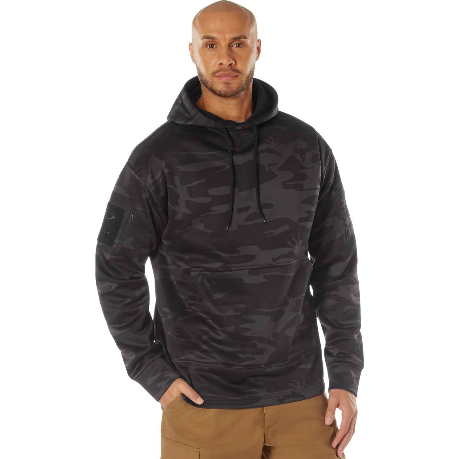 Rothco Concealed Carry Midnight Camo Hoodie | U.S. Patriot