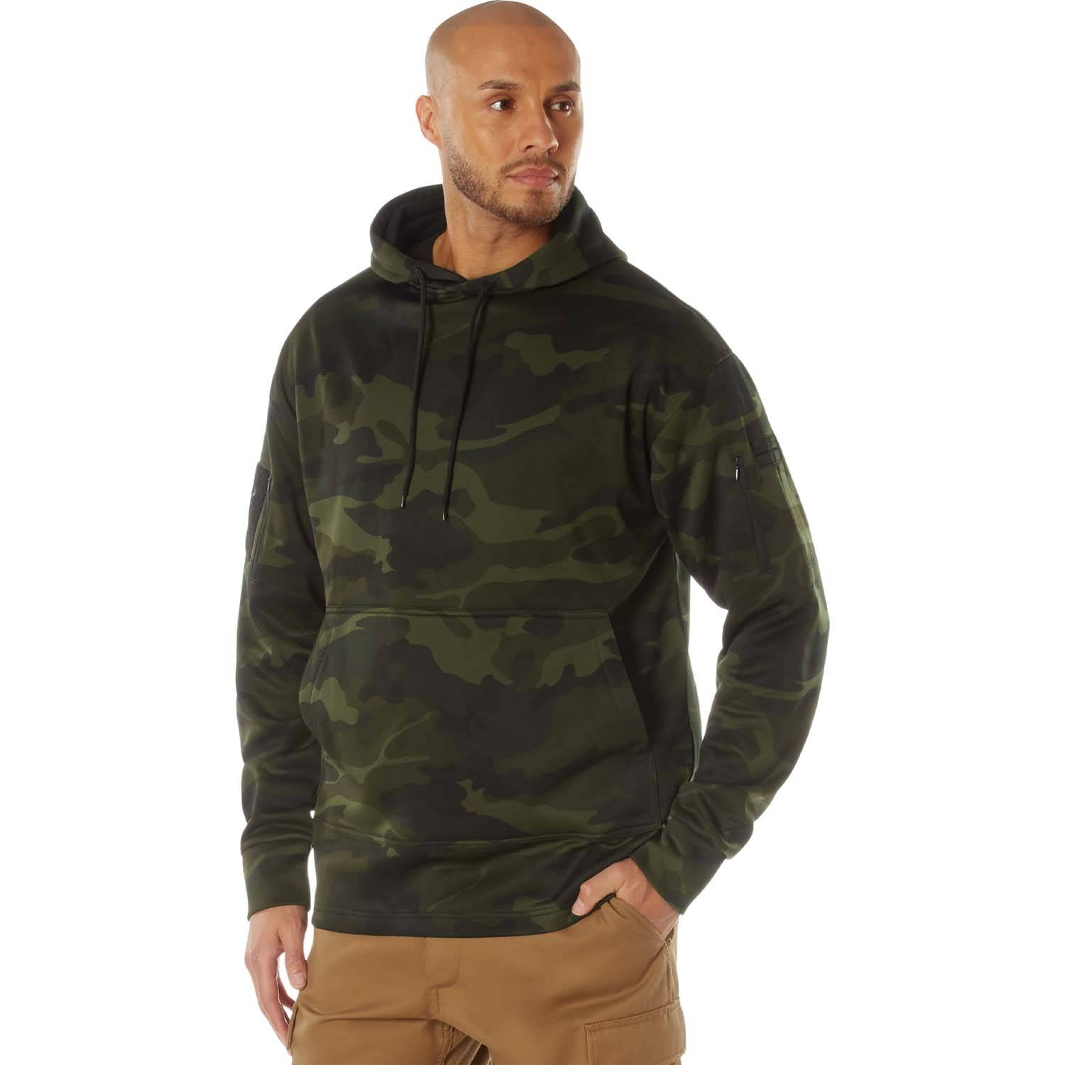 Rothco Concealed Carry Midnight Camo Hoodie | U.S. Patriot