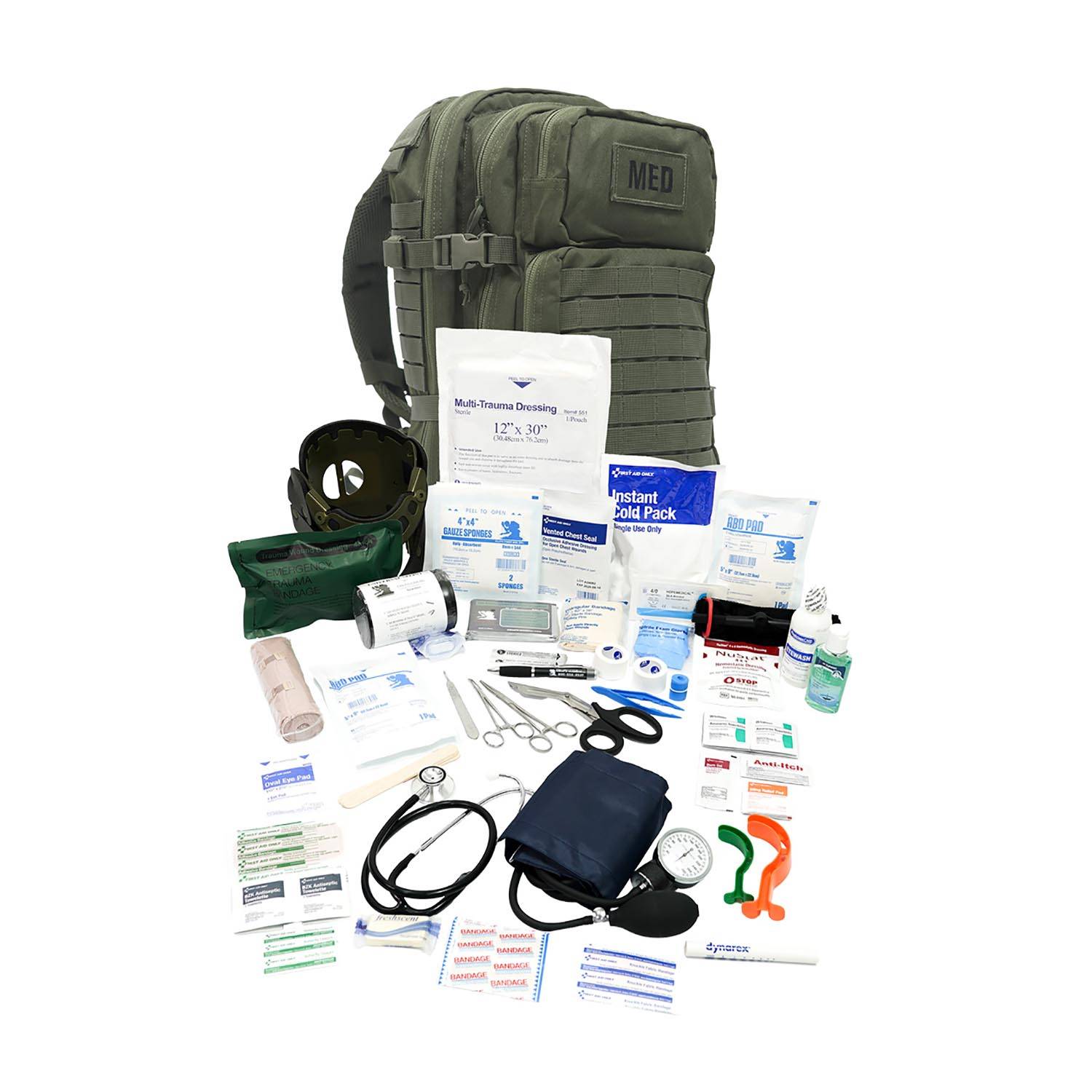Elite First Aid Tactical Trauma Kit, Advanced | US Patriot