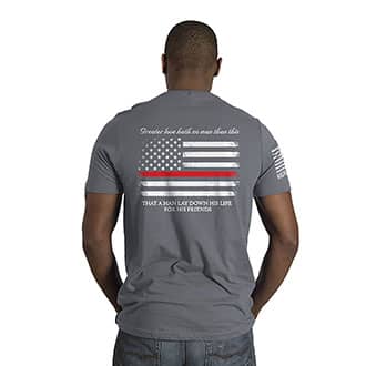 Nine Line Men's Thin Red Line T-Shirt | U.S. Patriot