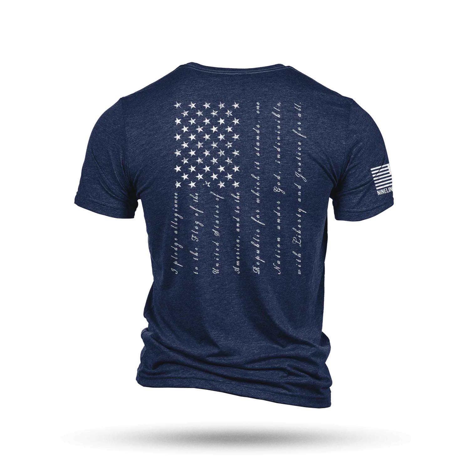 Nine Line Men's The Pledge T-Shirt | U.S. Patriot
