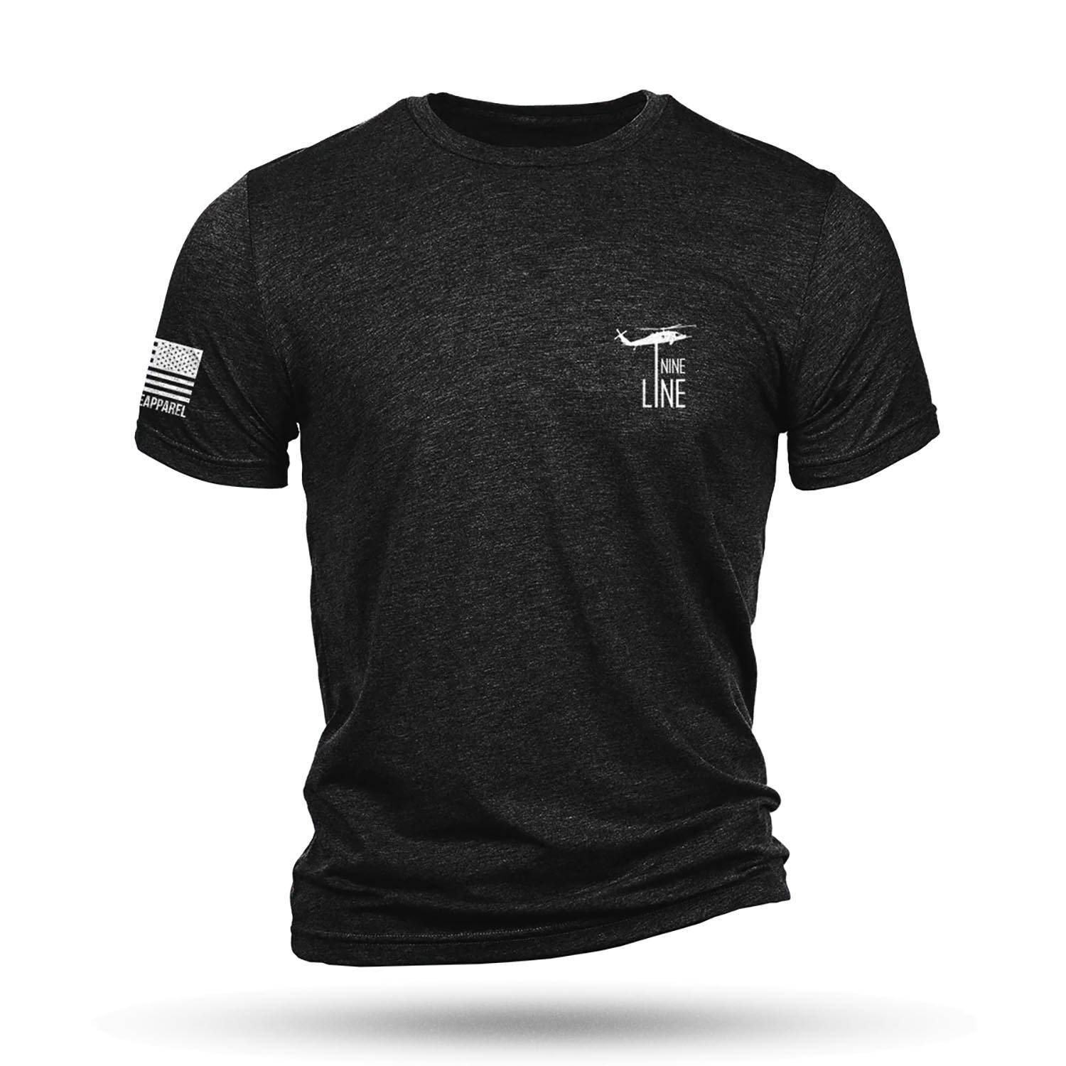Nine Line American Flag Schematic T-Shirt | U.S. Patriot