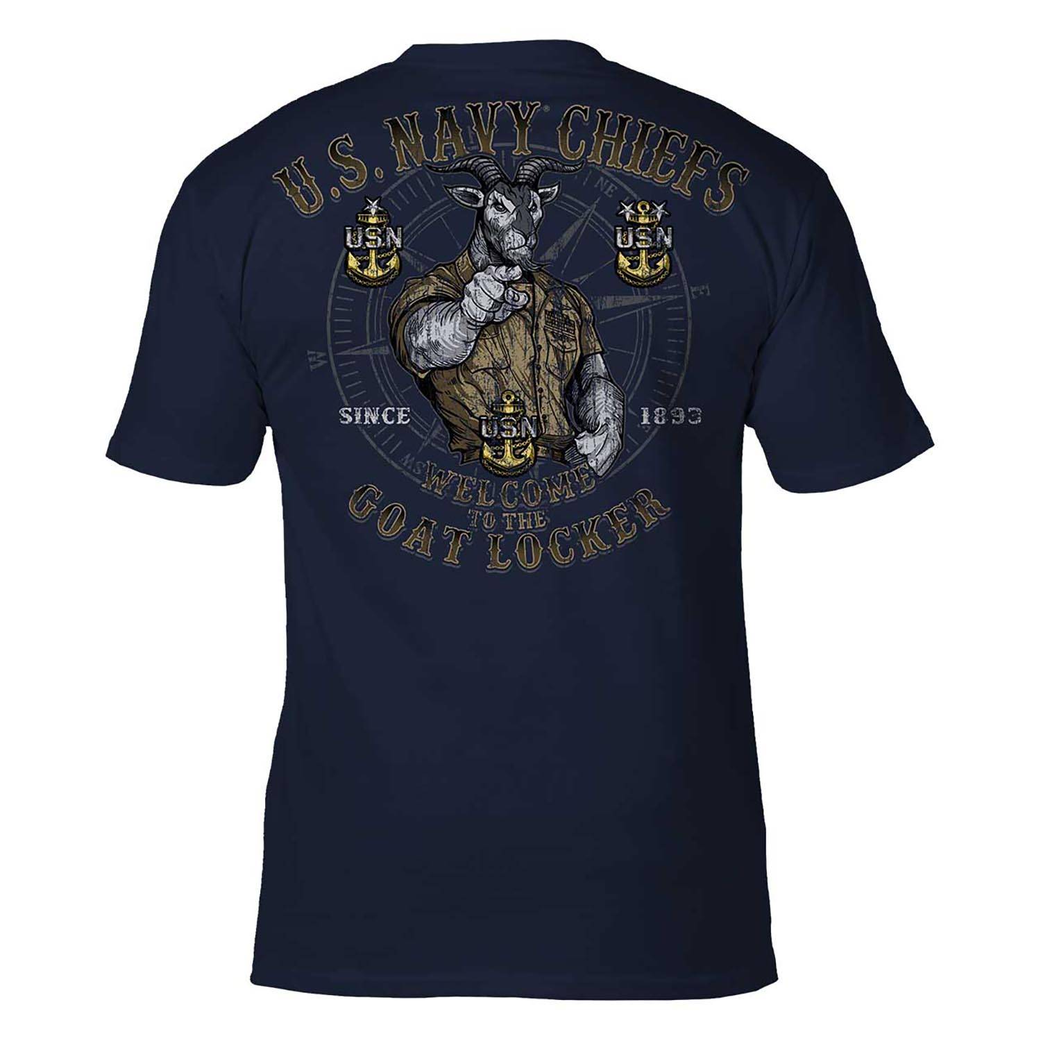 7.62 Design USN Chief's Goat Locker T-Shirt | U.S. Patriot
