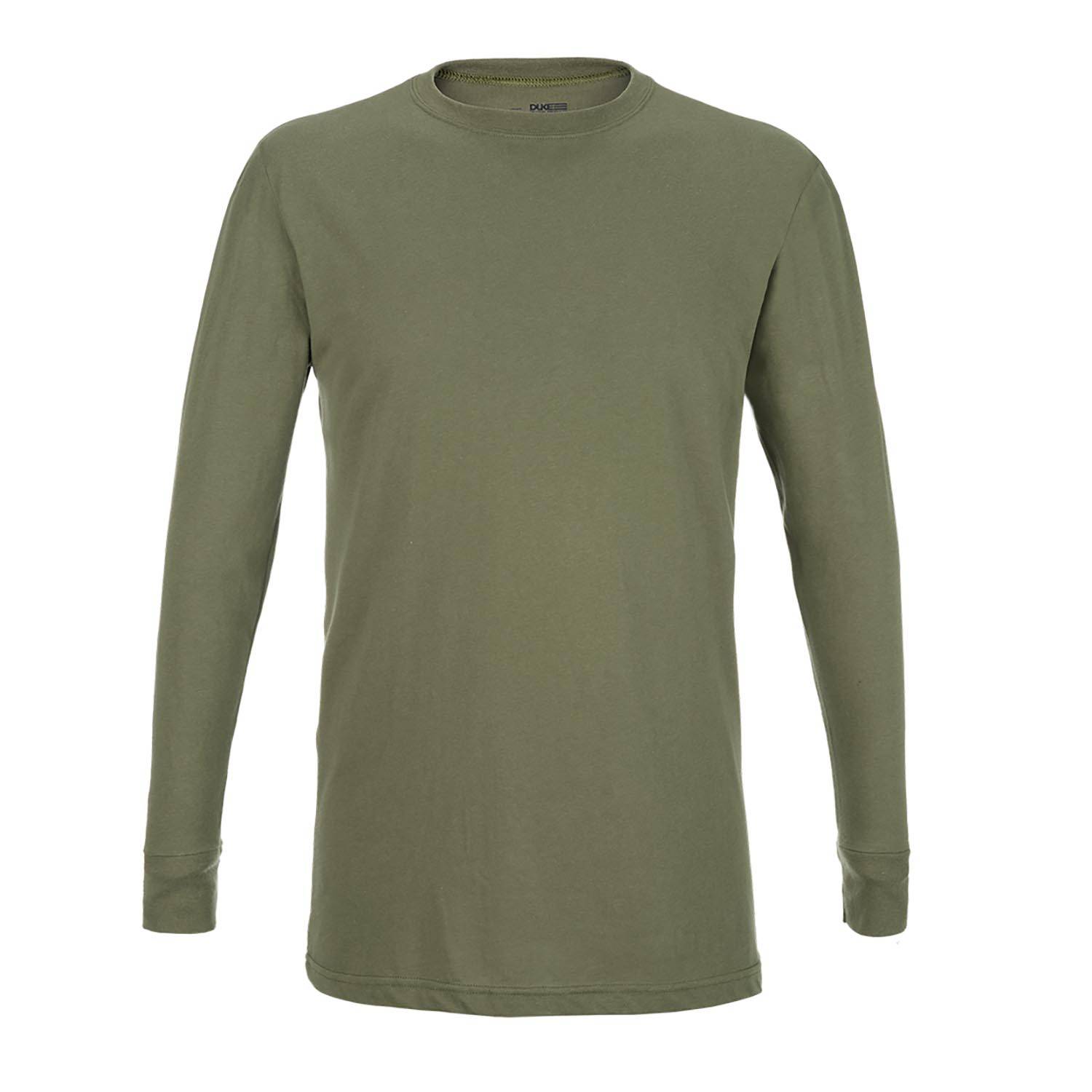 Duke Poly/Cotton Long Sleeve Military T-Shirt | U.S. Patriot