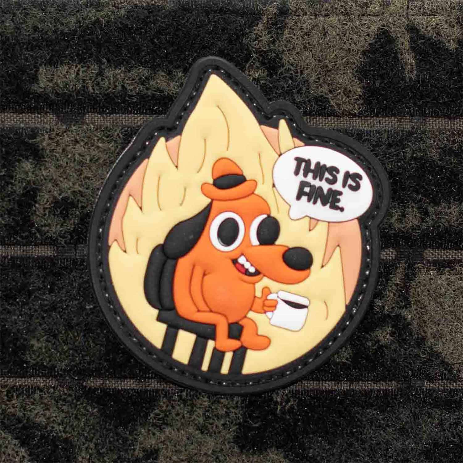 Shellback Tactical This is Fine Morale Patch | US Patriot