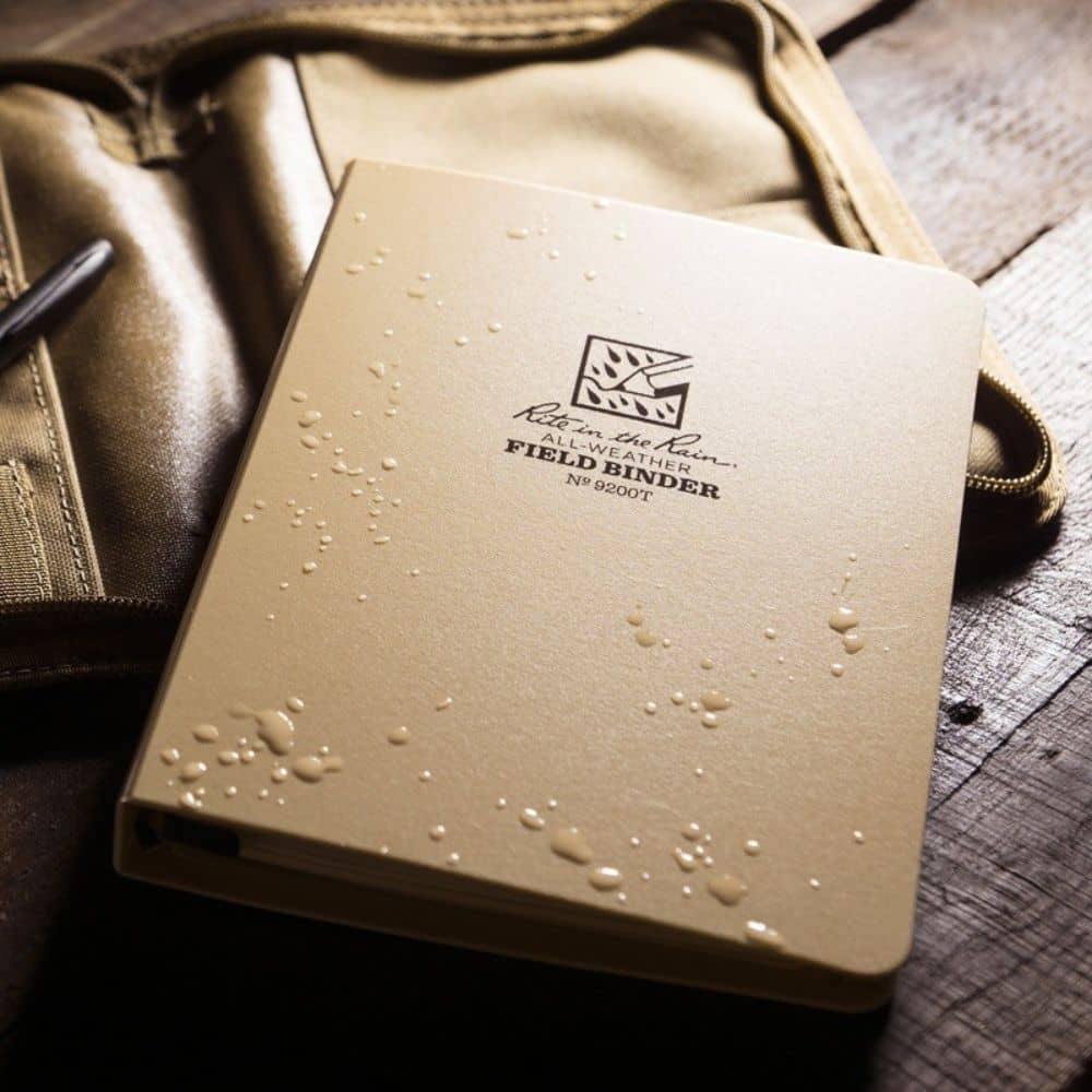 Rite in the Rain Tan Binder Kit