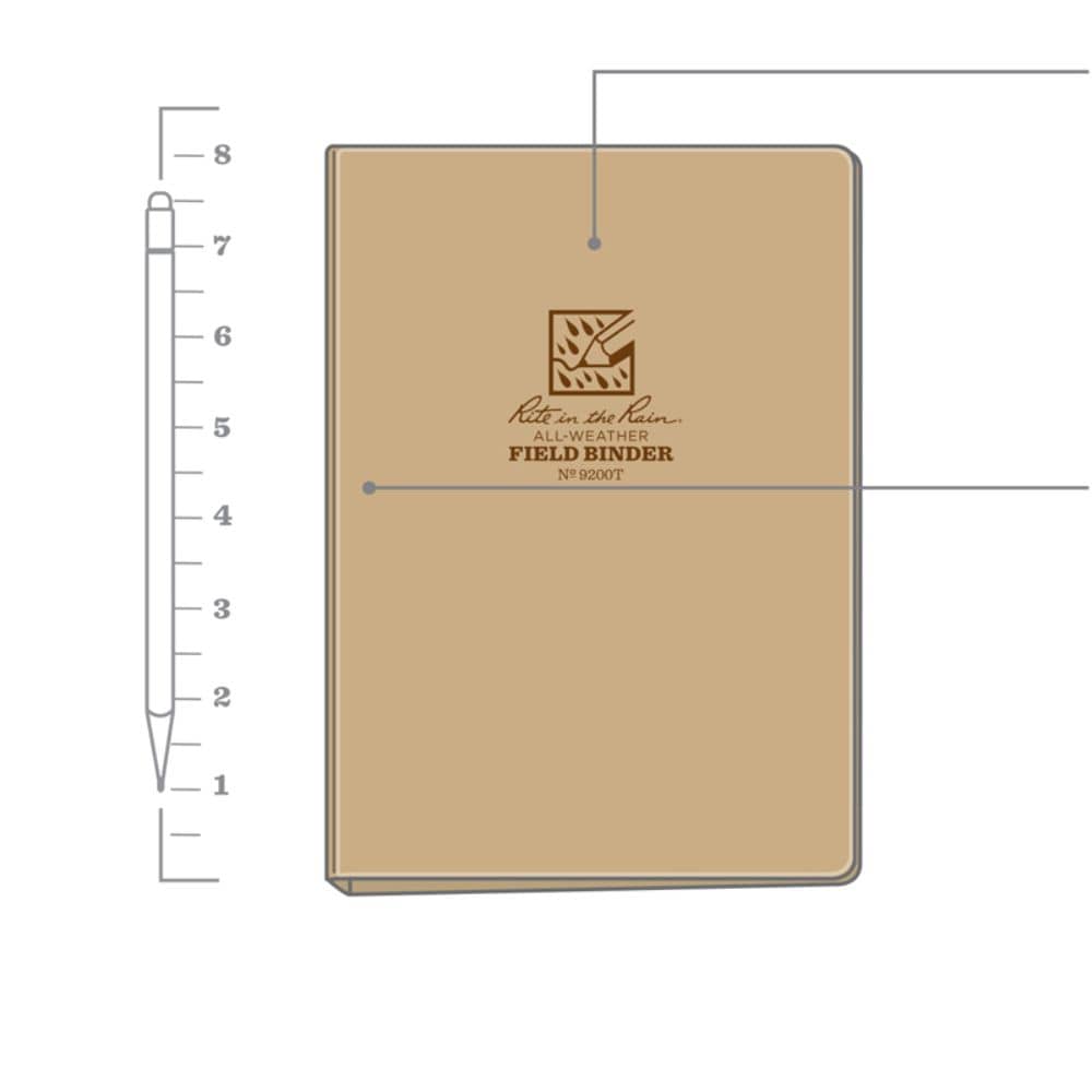 Rite in the Rain 1/2" Ring Binder