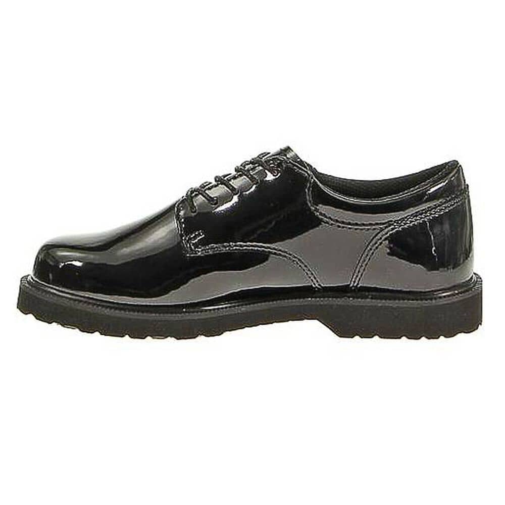 Bates High Gloss Women's Duty Oxfords Shoes Black
